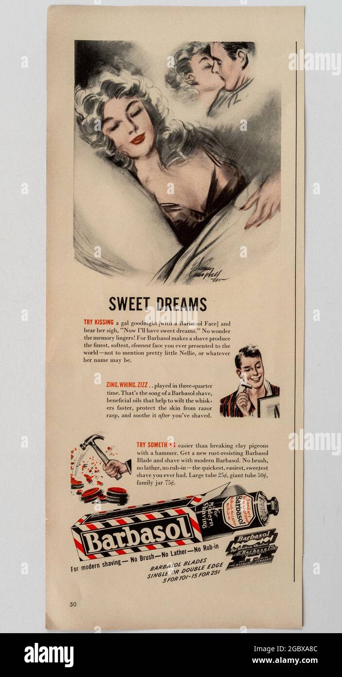 Vintage Life Magazine advertisement, July 6, 1942 issue, USA Stock ...