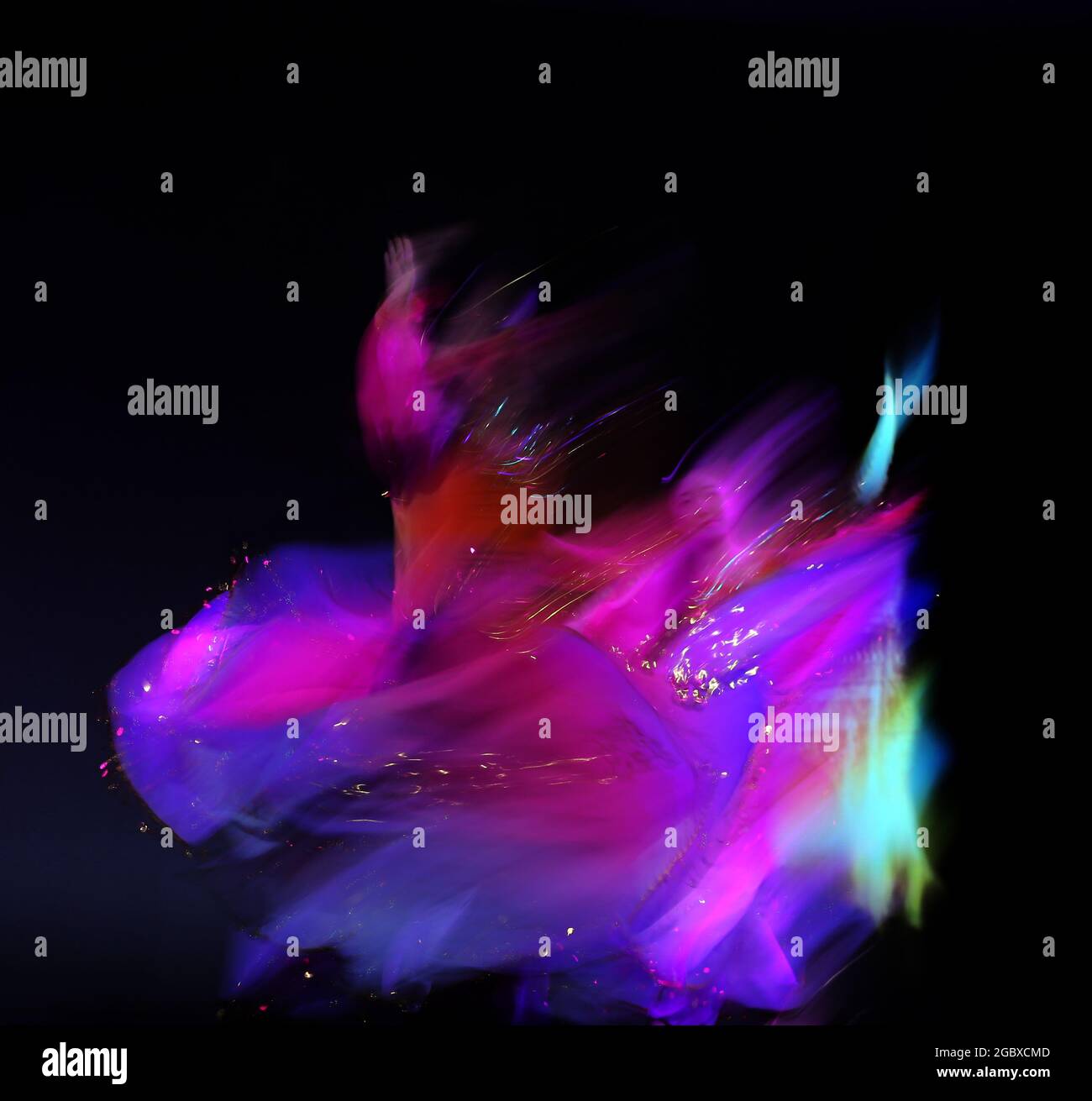 Dance a slow shutter speed pic -QATAR Stock Photo - Alamy