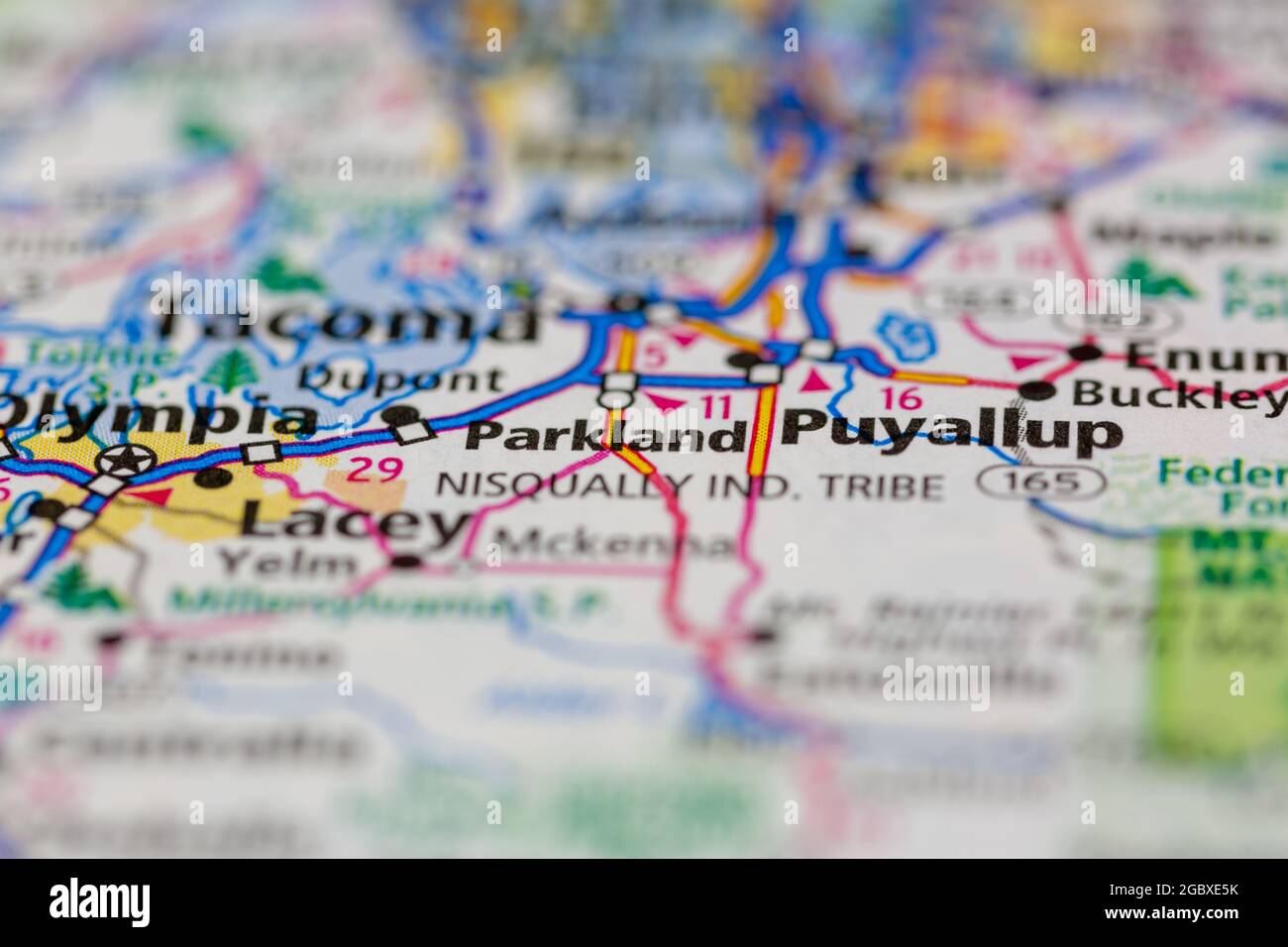Map of parkland hi-res stock photography and images - Alamy