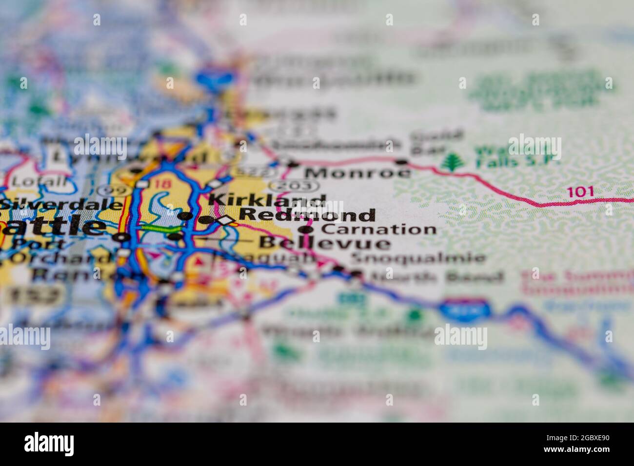 Map of redmond washington hi-res stock photography and images - Alamy Map of redmond washington hi-res stock photography and images - Alamy