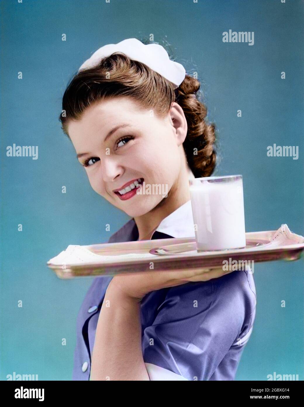 Waiter waitress waitperson hi-res stock photography and images - Alamy