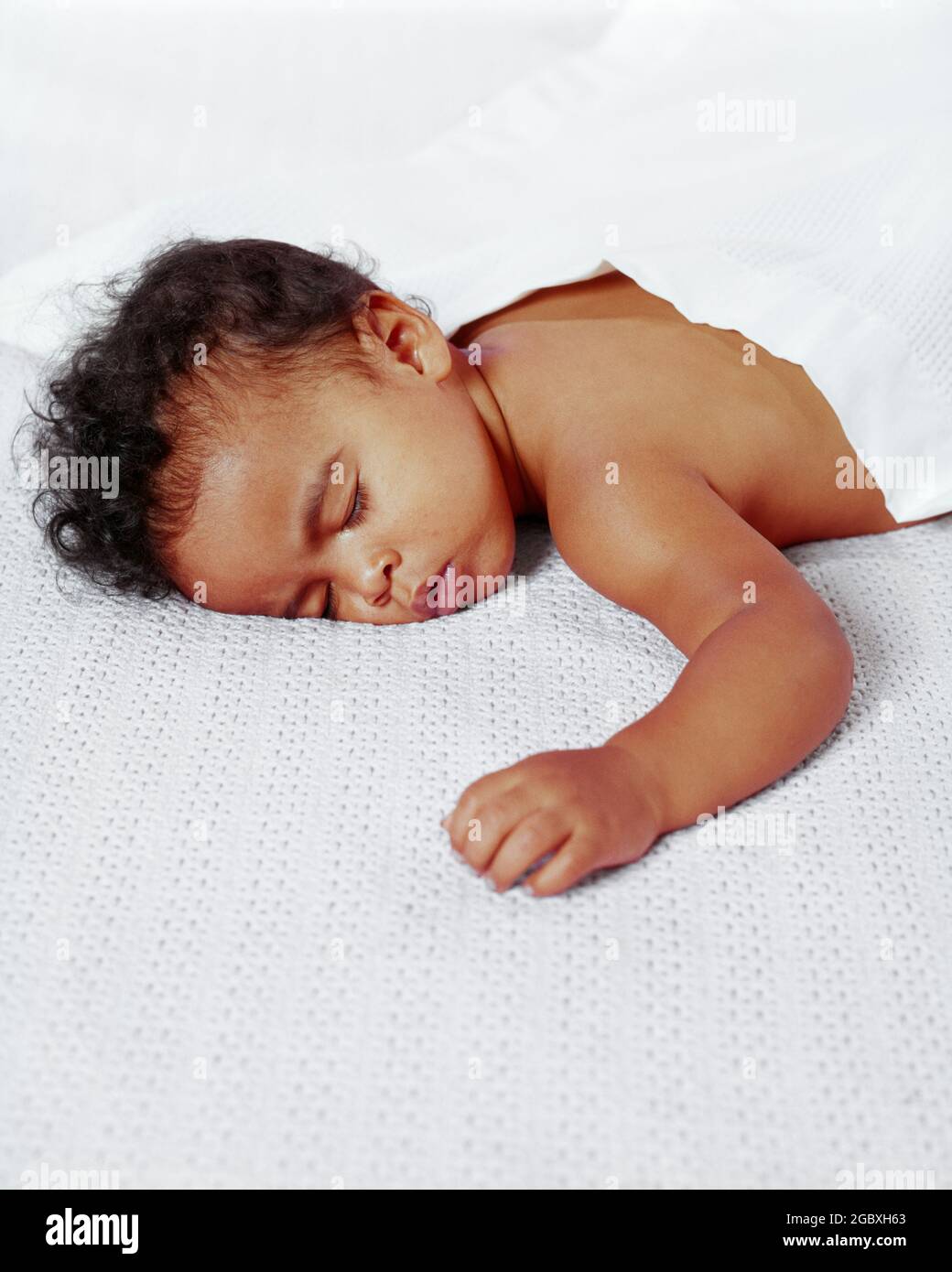 Sleepy Black Baby