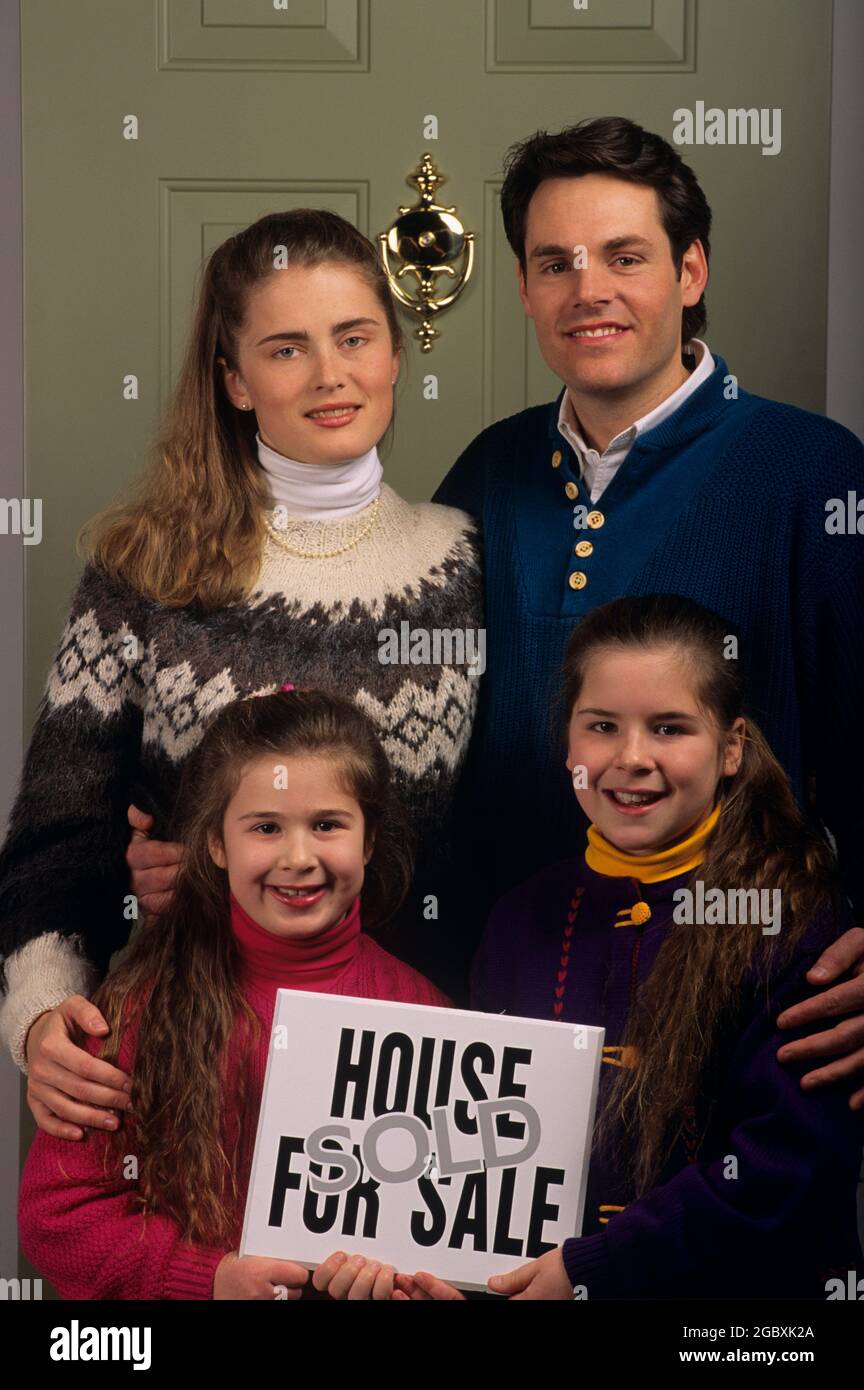 1990s family portrait home hi-res stock photography and images - Alamy