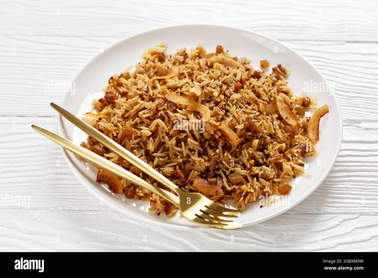 Coconut Rice, caribbean Arroz Con Coco, long grain rice cooked with ...