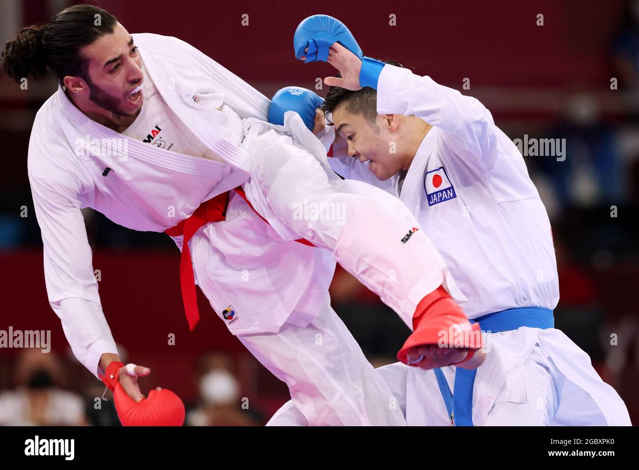 Tokyo, Japan. 5th Aug, 2021. (L-R) Ali Elsawy (EGY), Naoto Sago (JPN ...