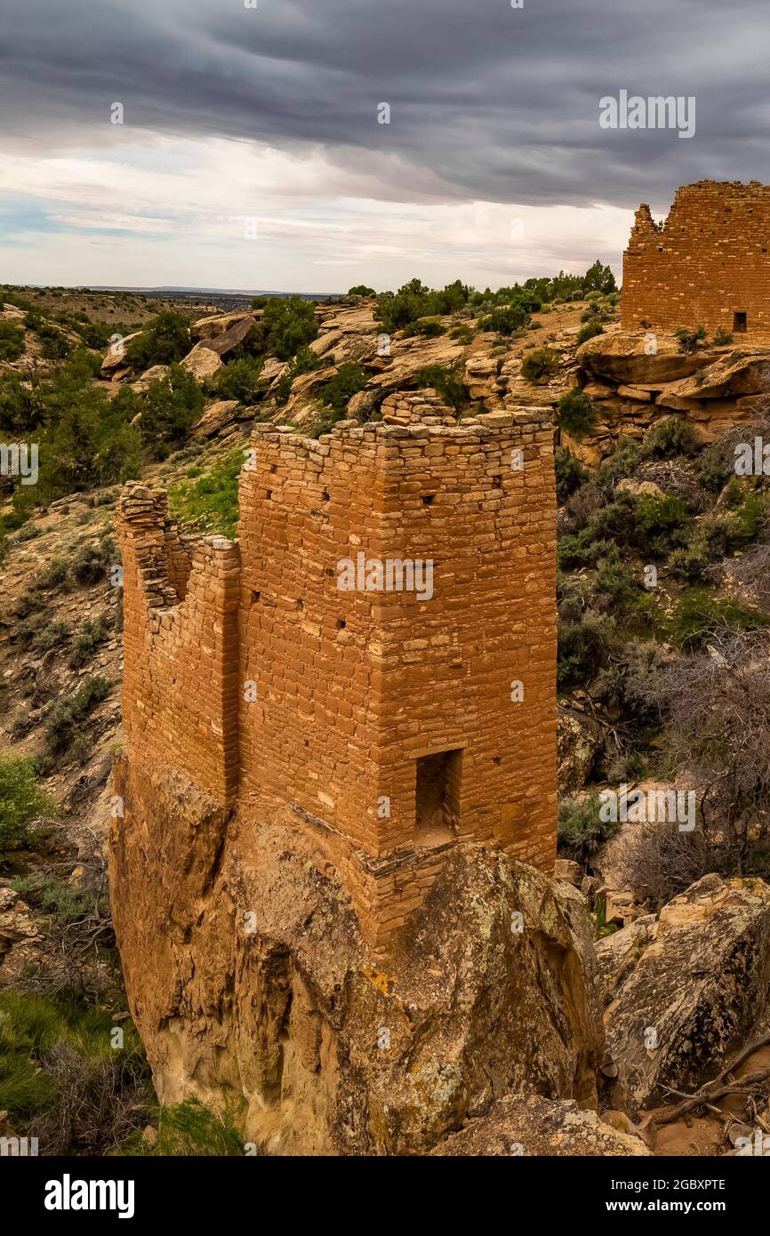 Holly Tower, with exquisite craftsmanship, with Holly House distant ...