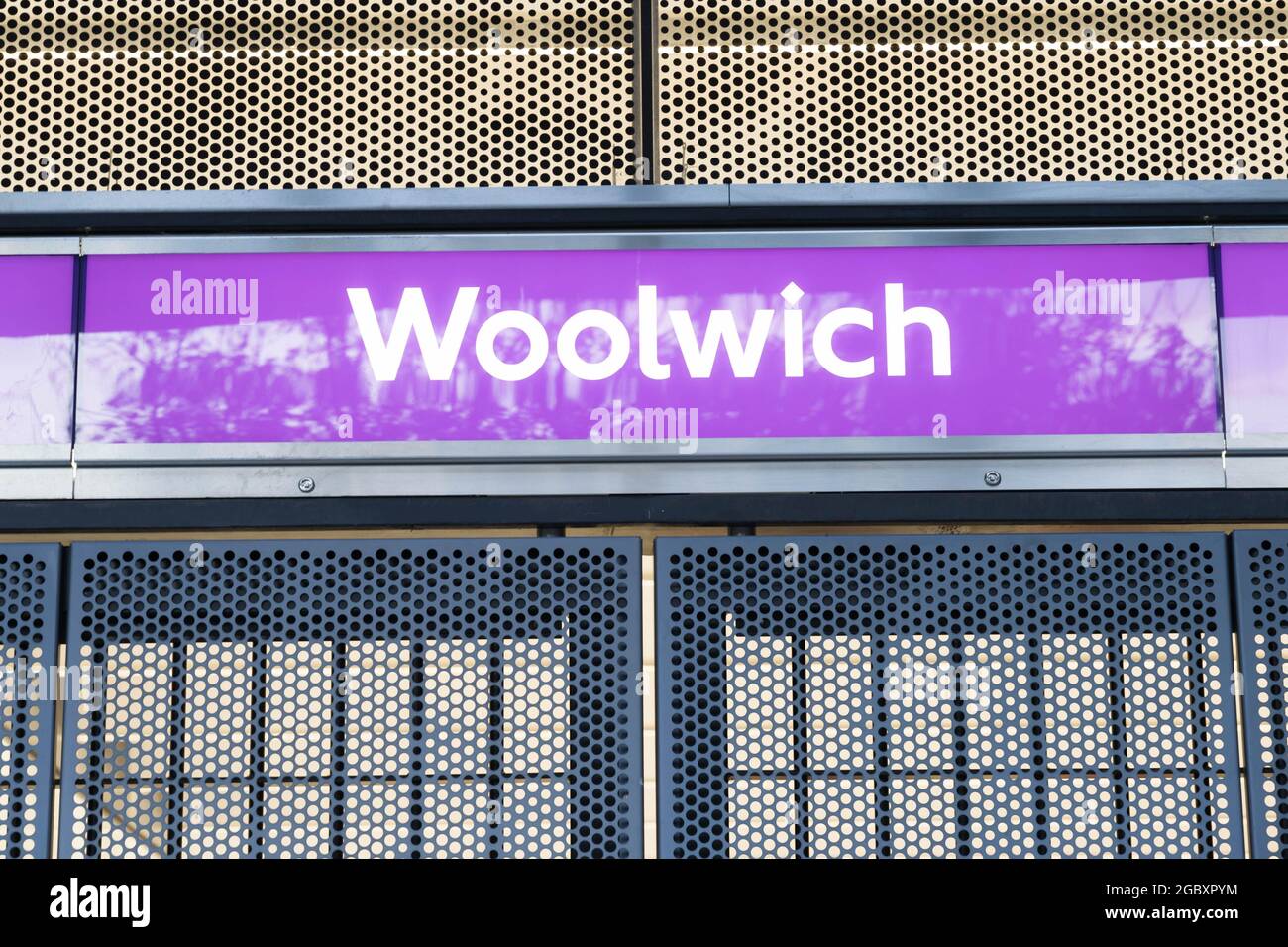 Woolwich station for Elizabeth line Stock Photo - Alamy