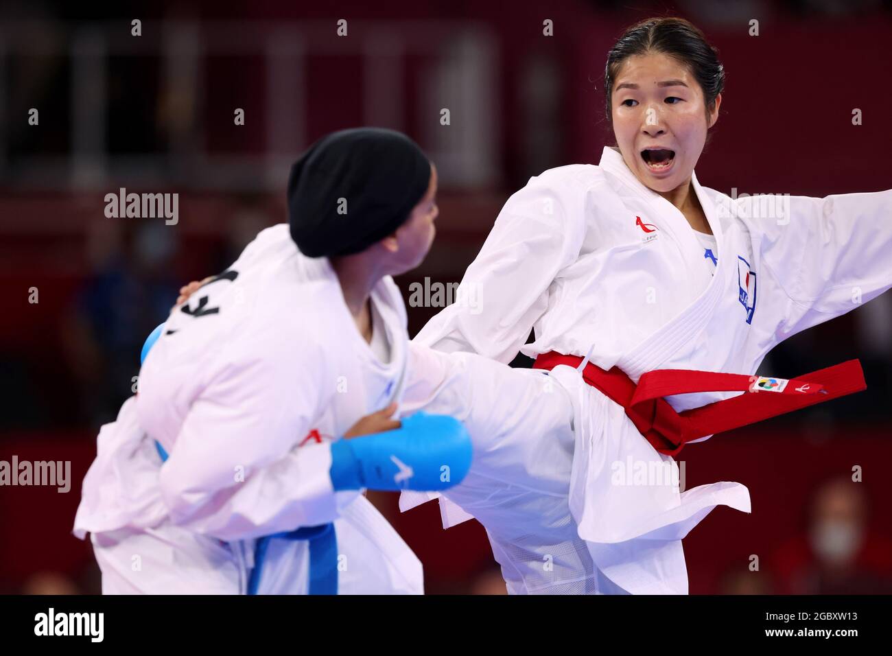 Tokyo, Japan. 5th Aug, 2021. Miho Miyahara (JPN) Karate : Women's ...