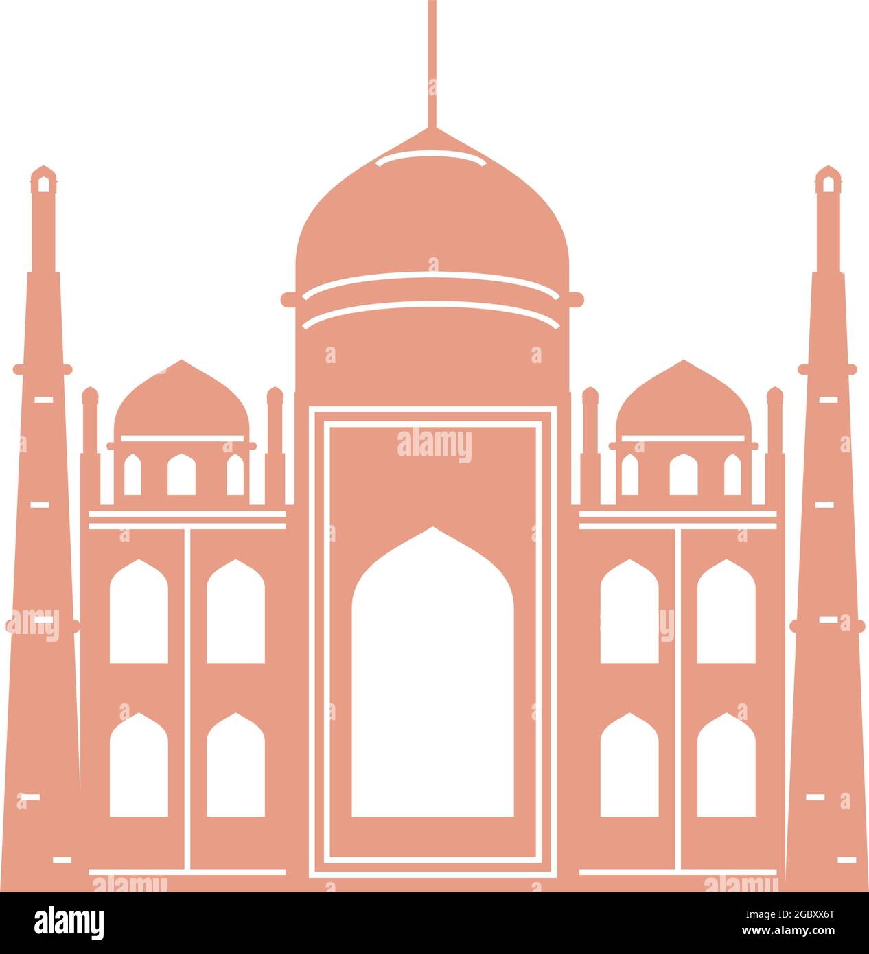 taj mahal temple Stock Vector Image & Art - Alamy