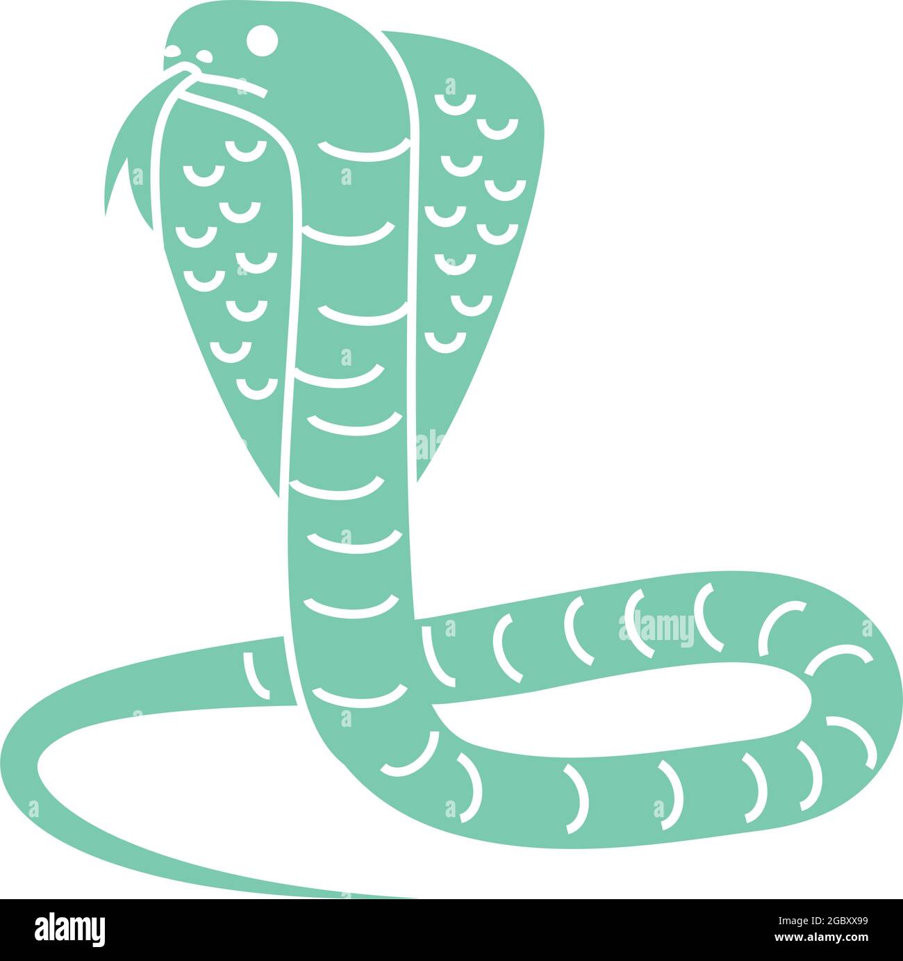 Spitting cobra Stock Vector Images - Alamy