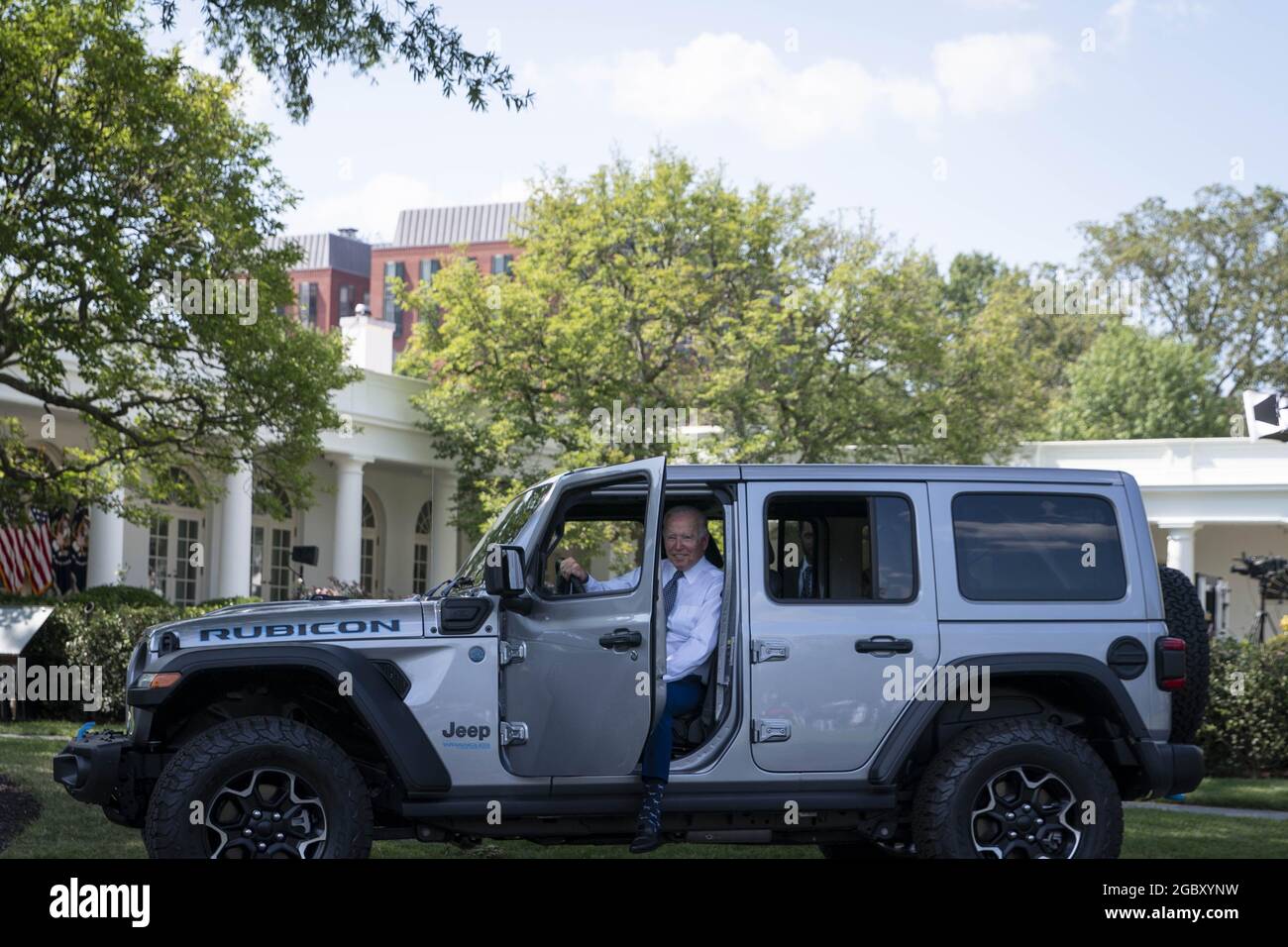 Washington, United States. 05th Aug, 2021. President Joe Biden answers ...
