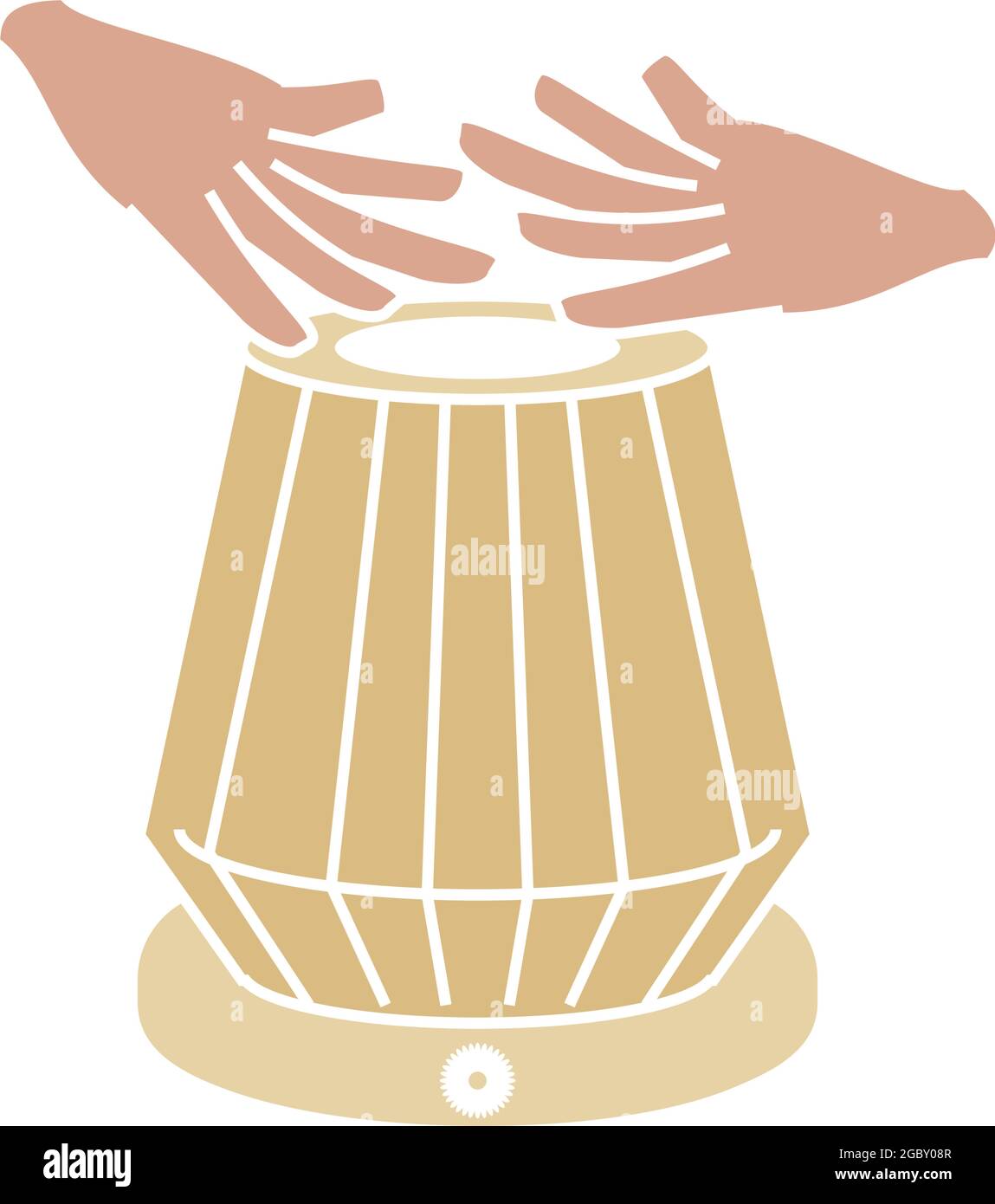 hands play drum Stock Vector Image & Art - Alamy