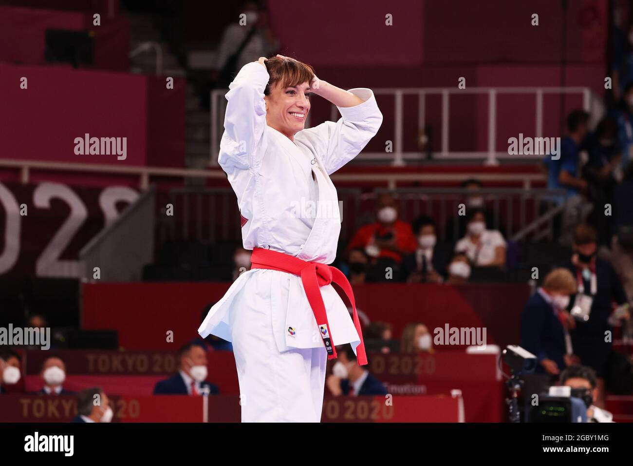 Tokyo, Japan. 5th Aug, 2021. Sandra Sanchez (ESP) Karate : Women's Kata ...