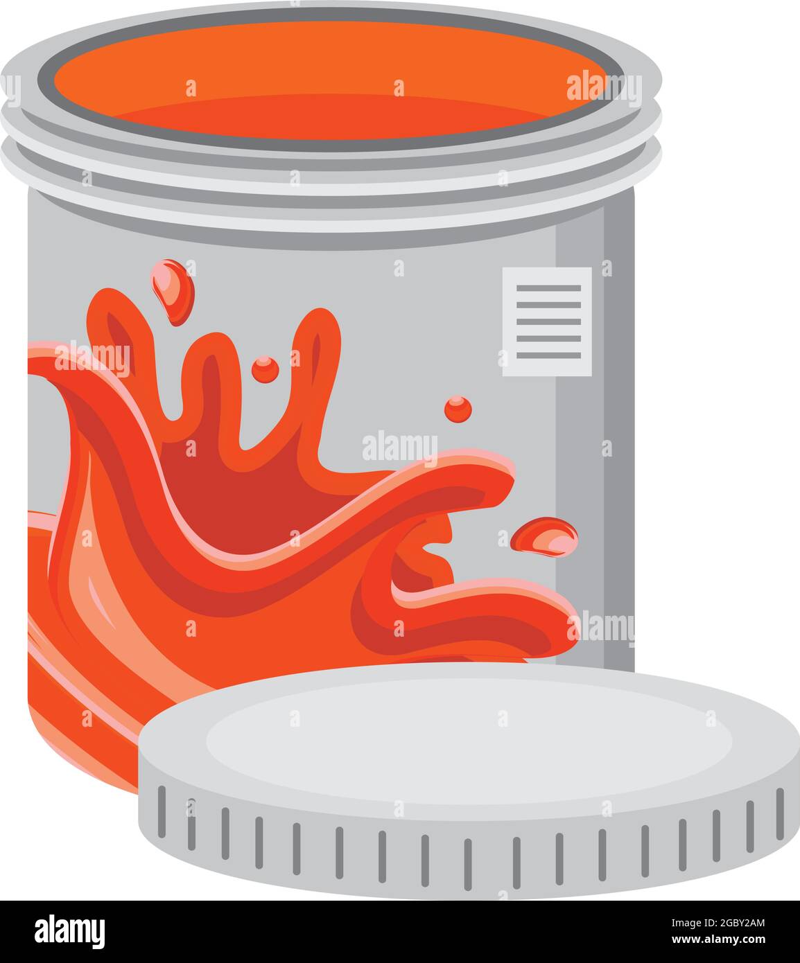 paint color bucket Stock Vector Image & Art - Alamy