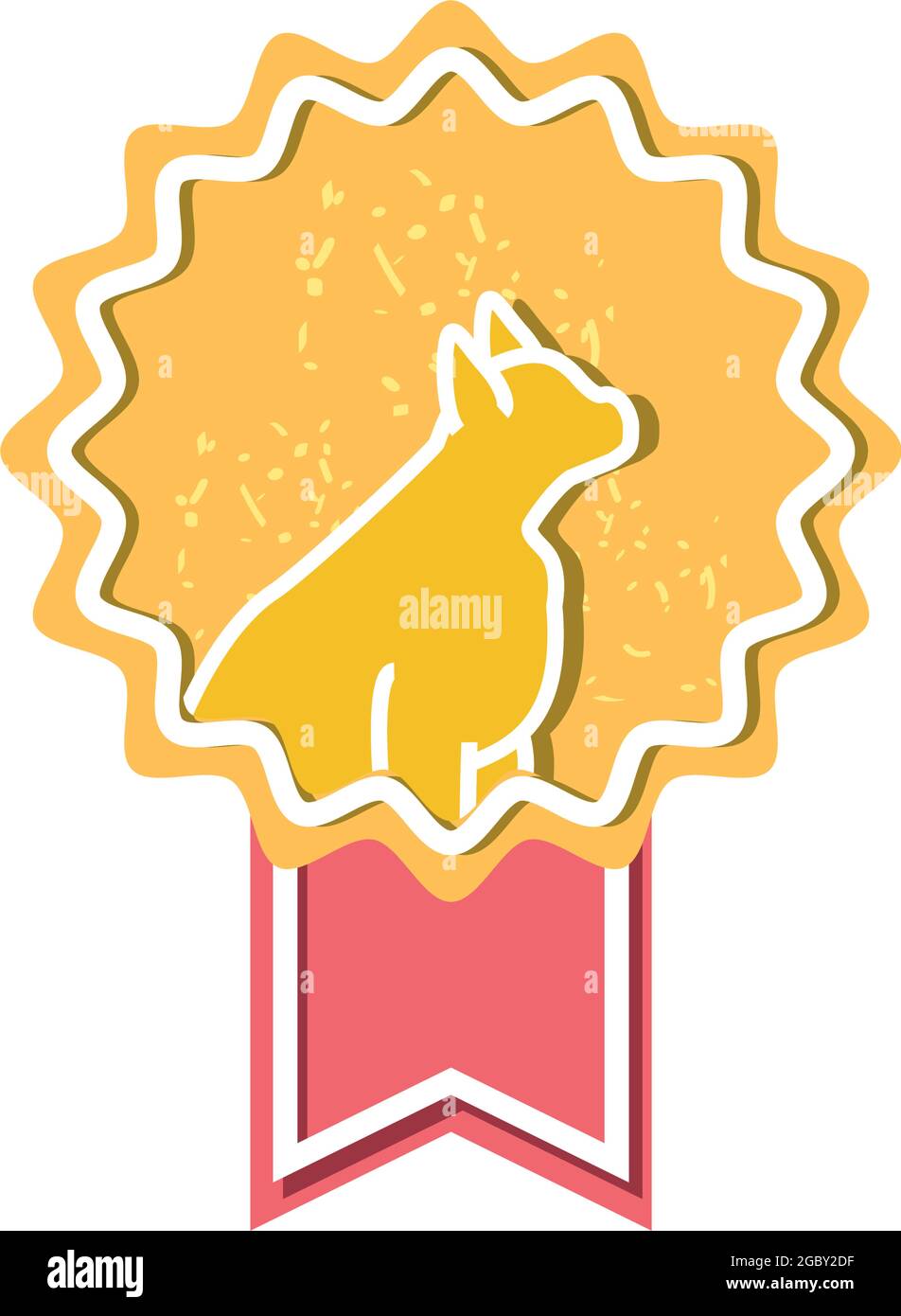 pet winner medal Stock Vector Image & Art - Alamy