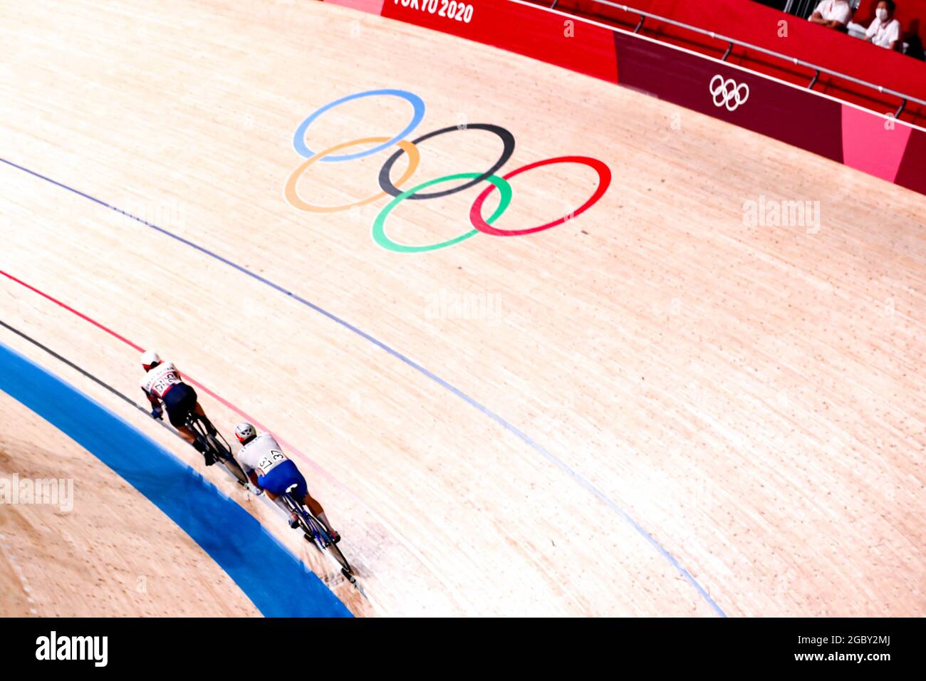 Shizuoka, Japan. 5th Aug, 2021. Elia Viviani (ITA), Matthew Walls (GBR ...