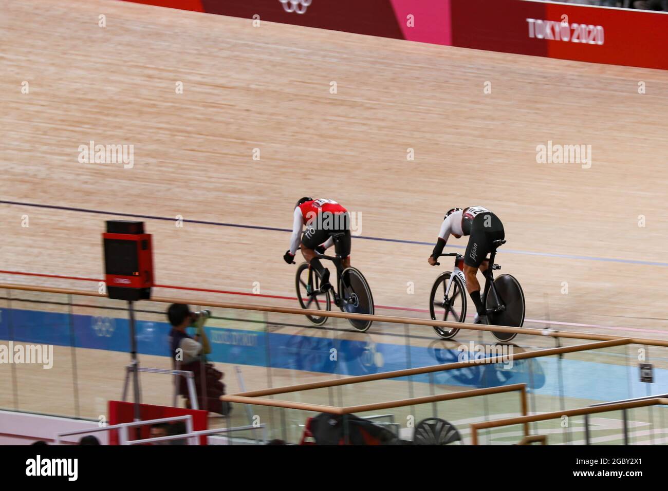 Shizuoka, Japan. 5th Aug, 2021. Paul Nicholas (TTO), Yuta Wakimoto (JPN ...