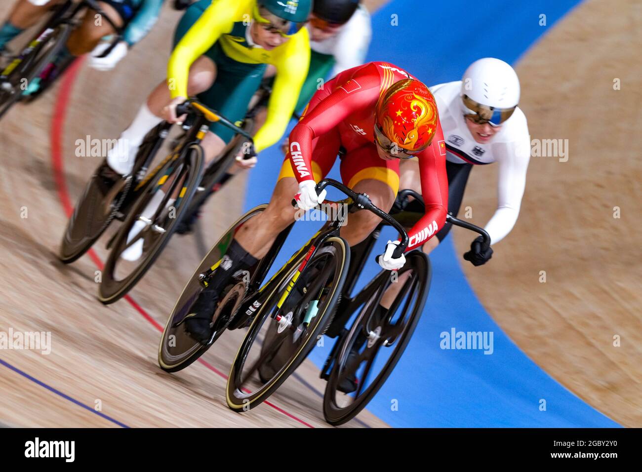 Shizuoka, Japan. 5th Aug, 2021. Zhong Tianshi (CHN) Cycling : Women's ...