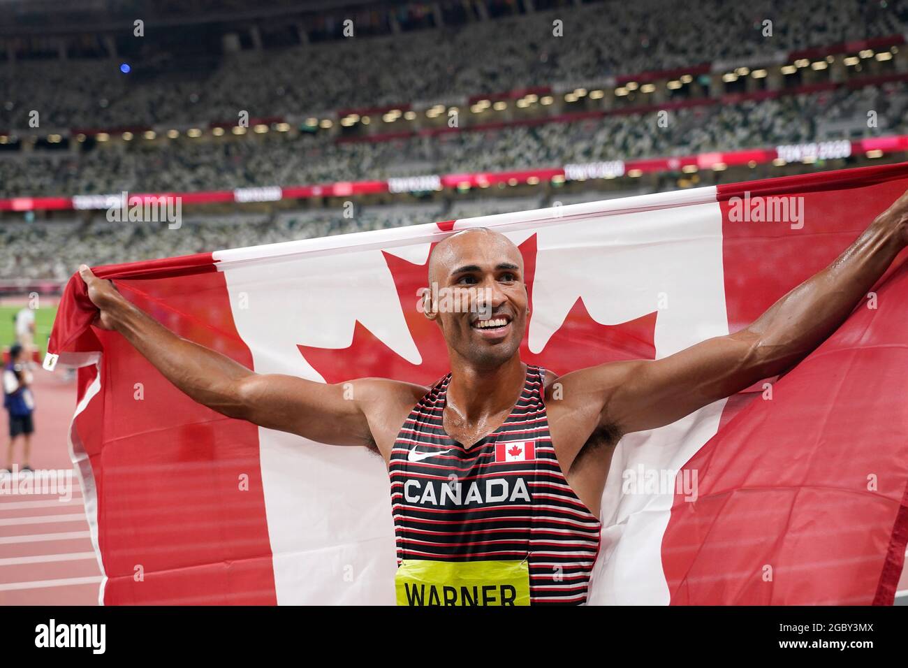 Tokyo, Japan. August 5th 2021: Damian Warner (CAN) gold medalist in the ...