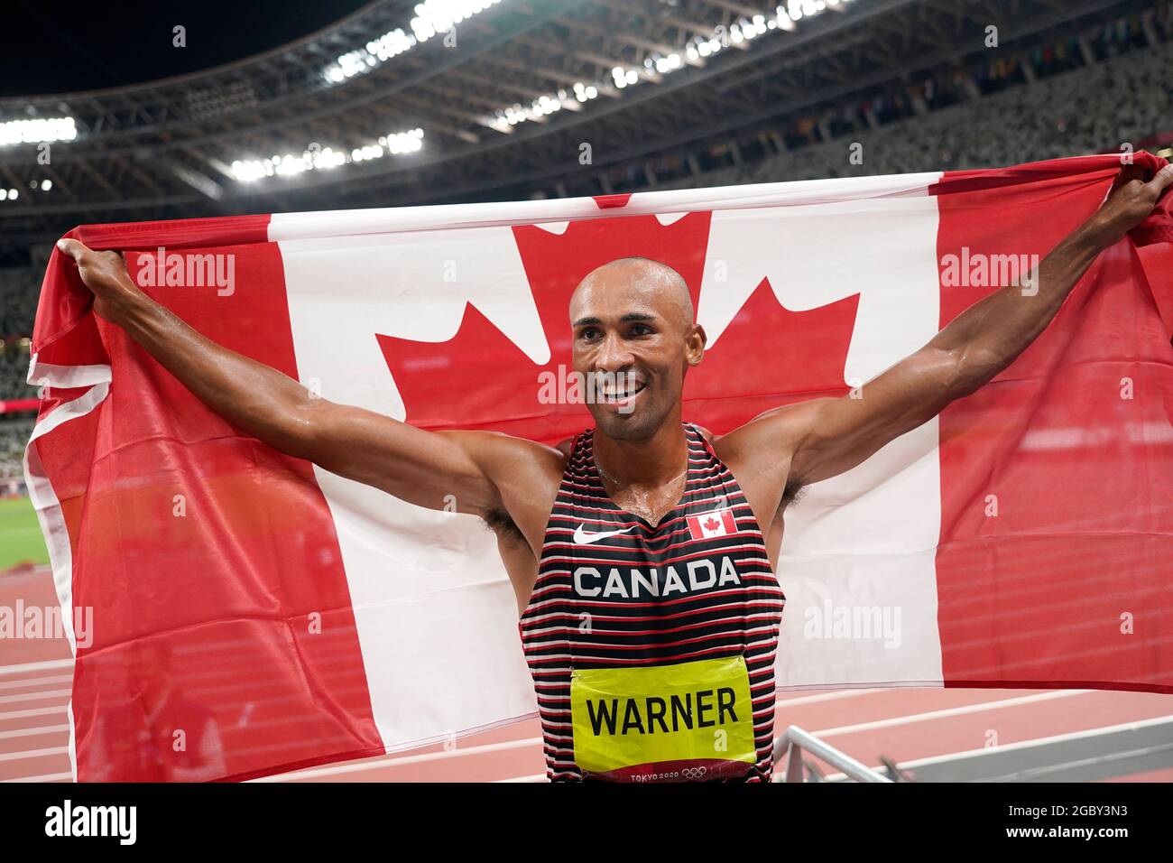 Tokyo, Japan. August 5th 2021: Damian Warner (CAN) gold medalist in the ...
