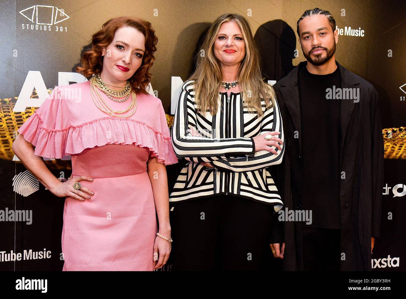 Sydney, Australia, 28 April, 2021. Hosts Georgia Mooney, Julia Zemiro ...