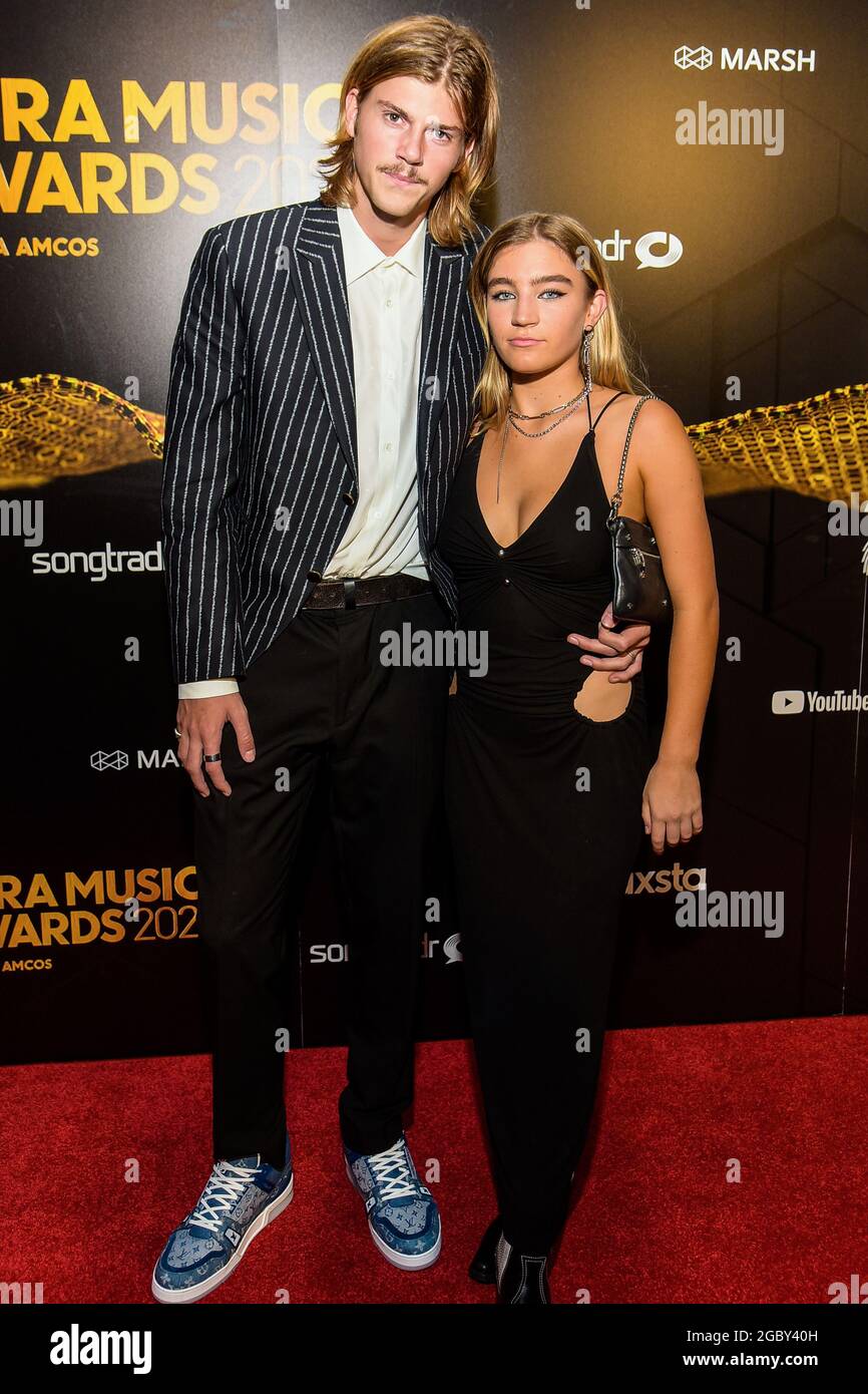 Sydney, Australia, 28 April, 2021. Ruel arrives at the 2021 APRA Music ...