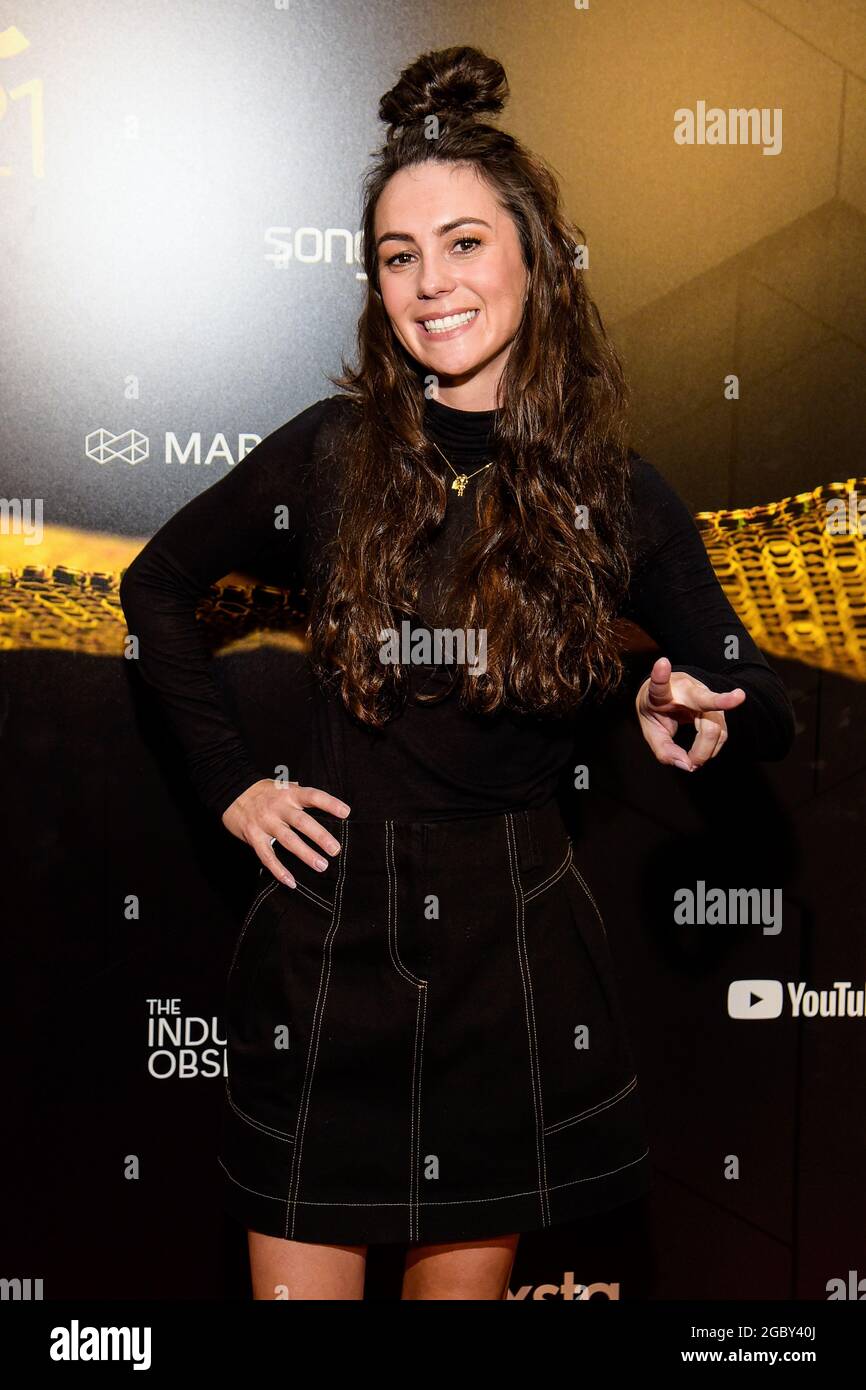 Sydney, Australia, 28 April, 2021. Amy Shark arrives at the 2021 APRA ...