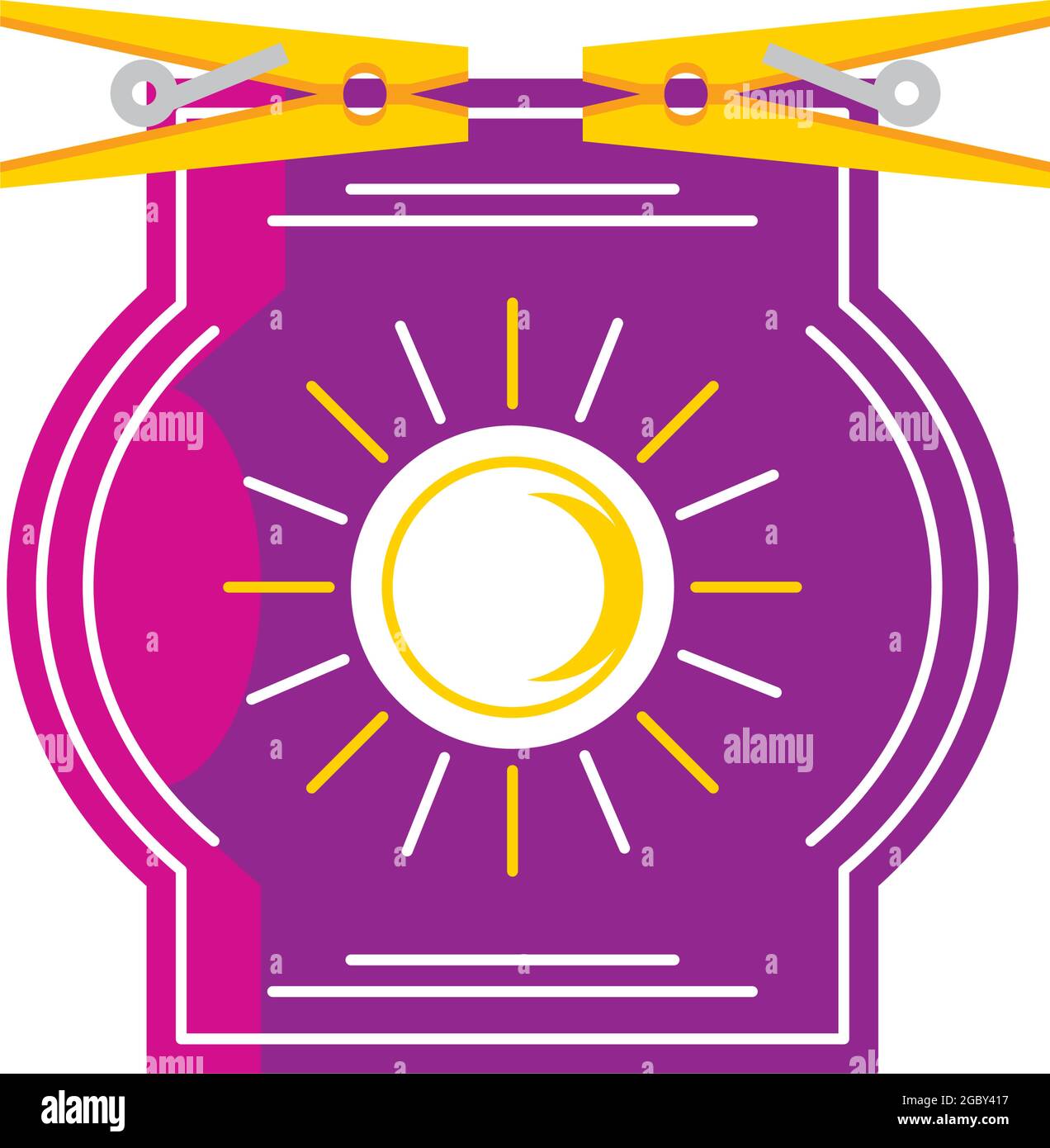 laundry clothes pegs Stock Vector Image & Art - Alamy