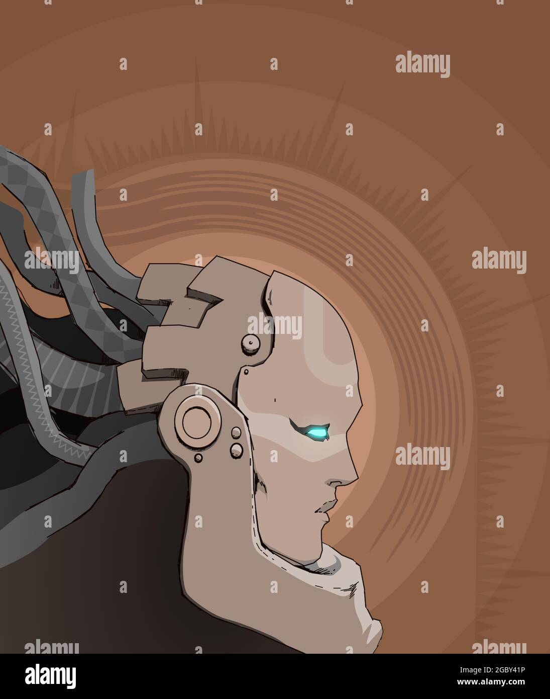 afro card game character Stock Photo - Alamy