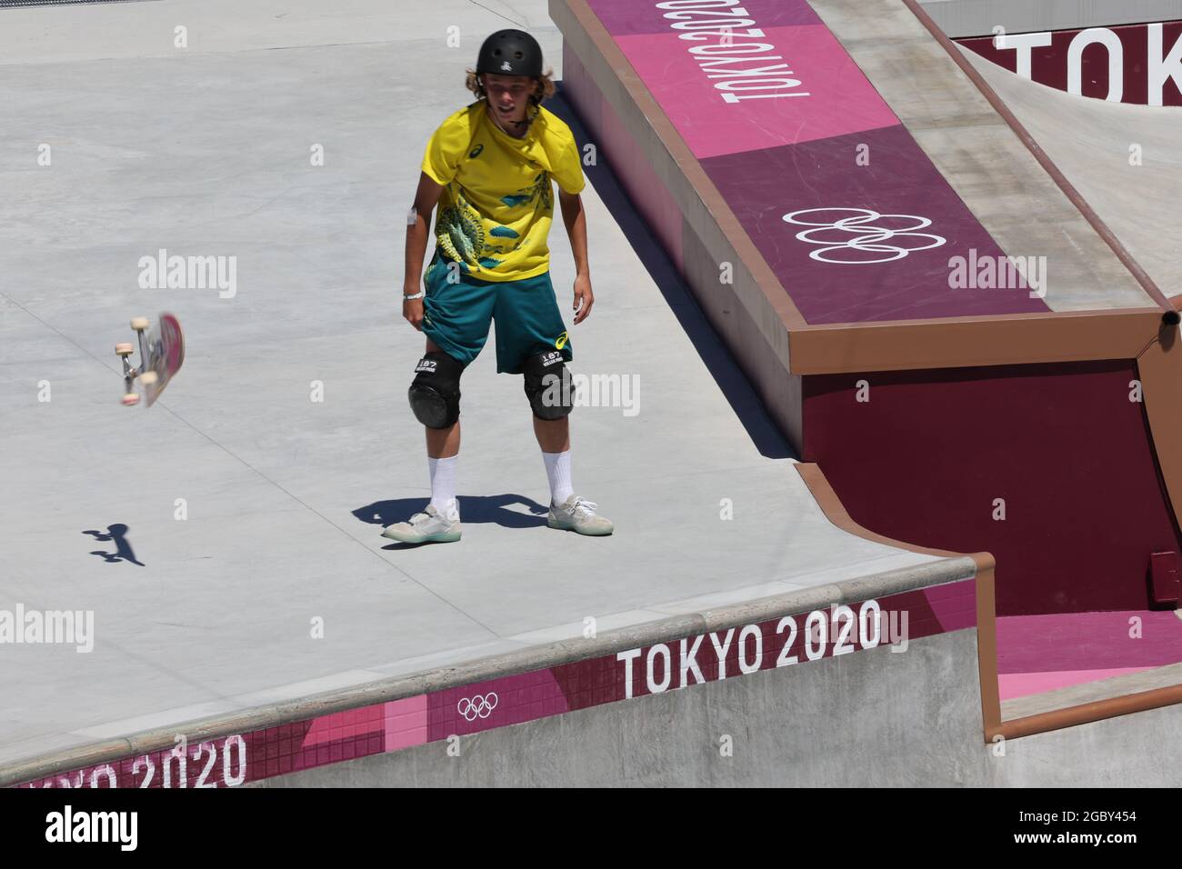 Tokyo, Japan. 5th Aug, 2021. Keegan Palmer (AUS) Skateboarding : Men's ...