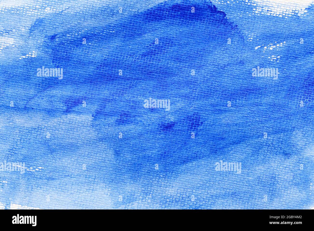 Blue watercolor on art paper background for design in your work texture ...