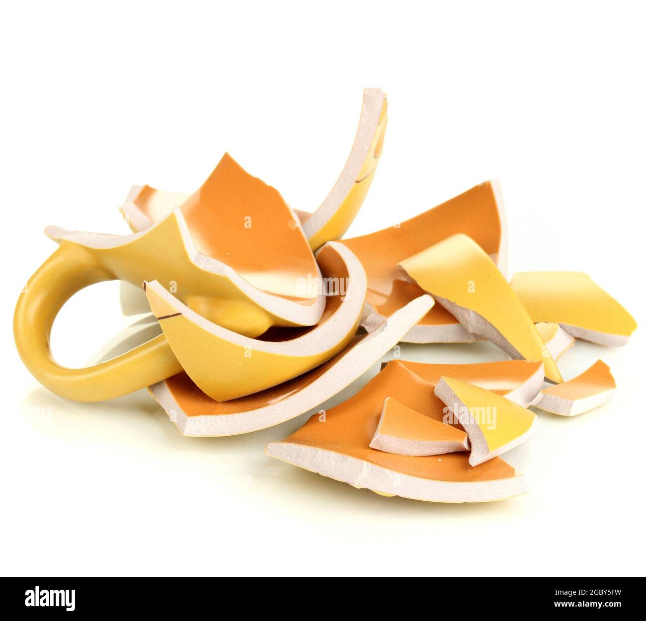 Broken earthenware Cut Out Stock Images & Pictures - Alamy