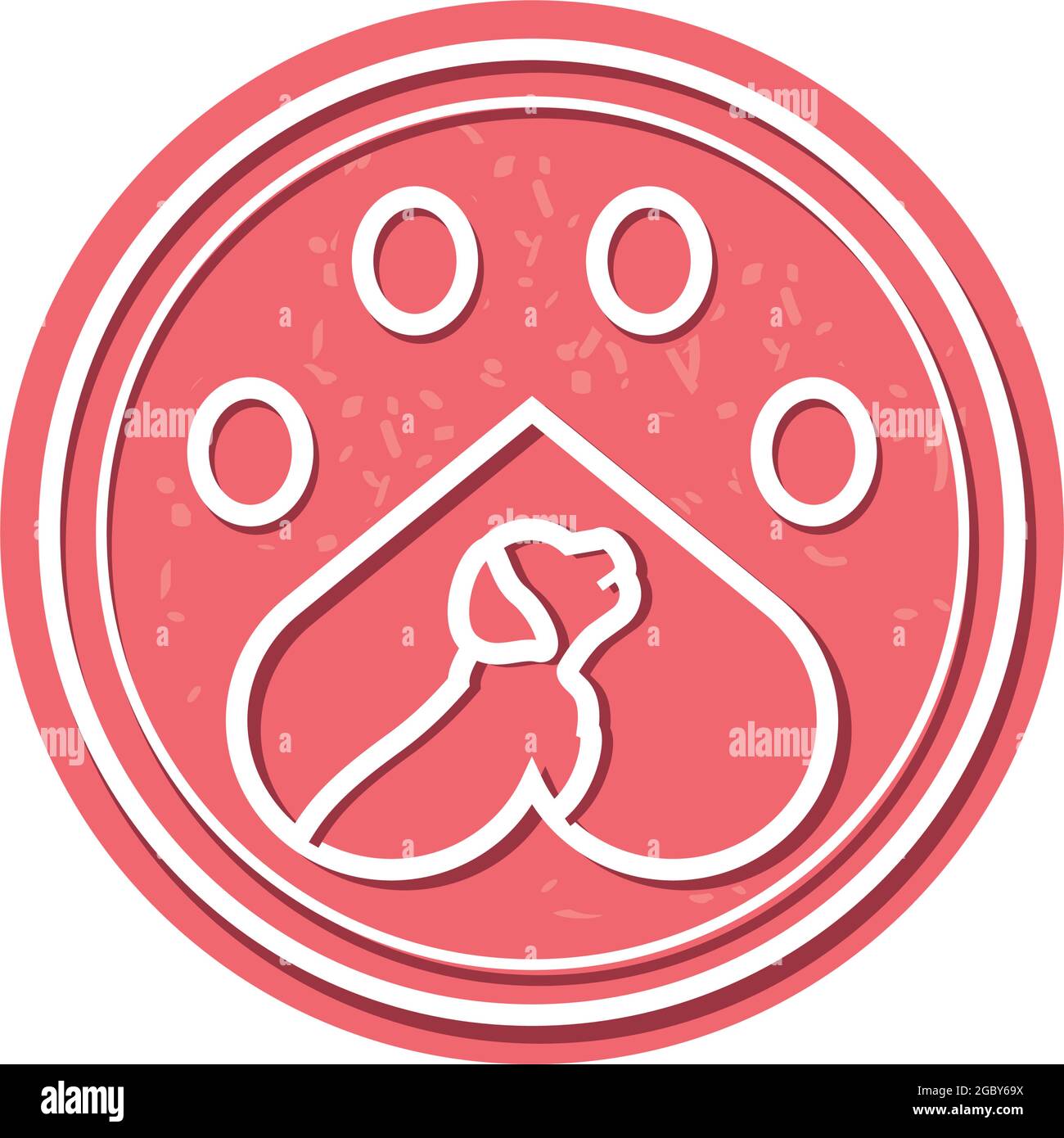 Hold dog paw Stock Vector Images - Alamy