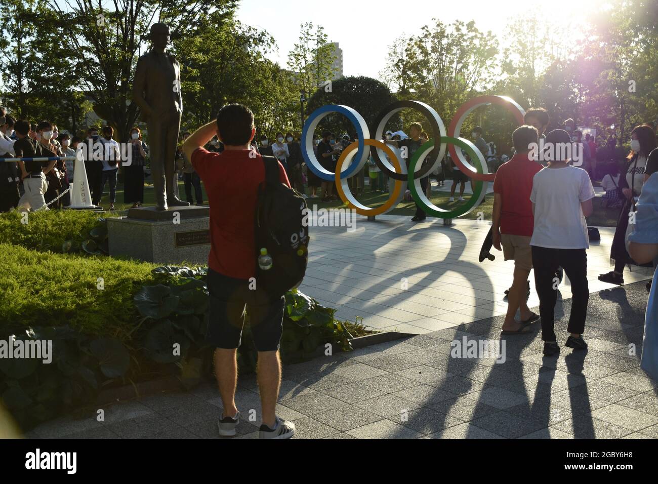 Atmosphere pictures around the venues in Tokyo during the Olympic Games ...