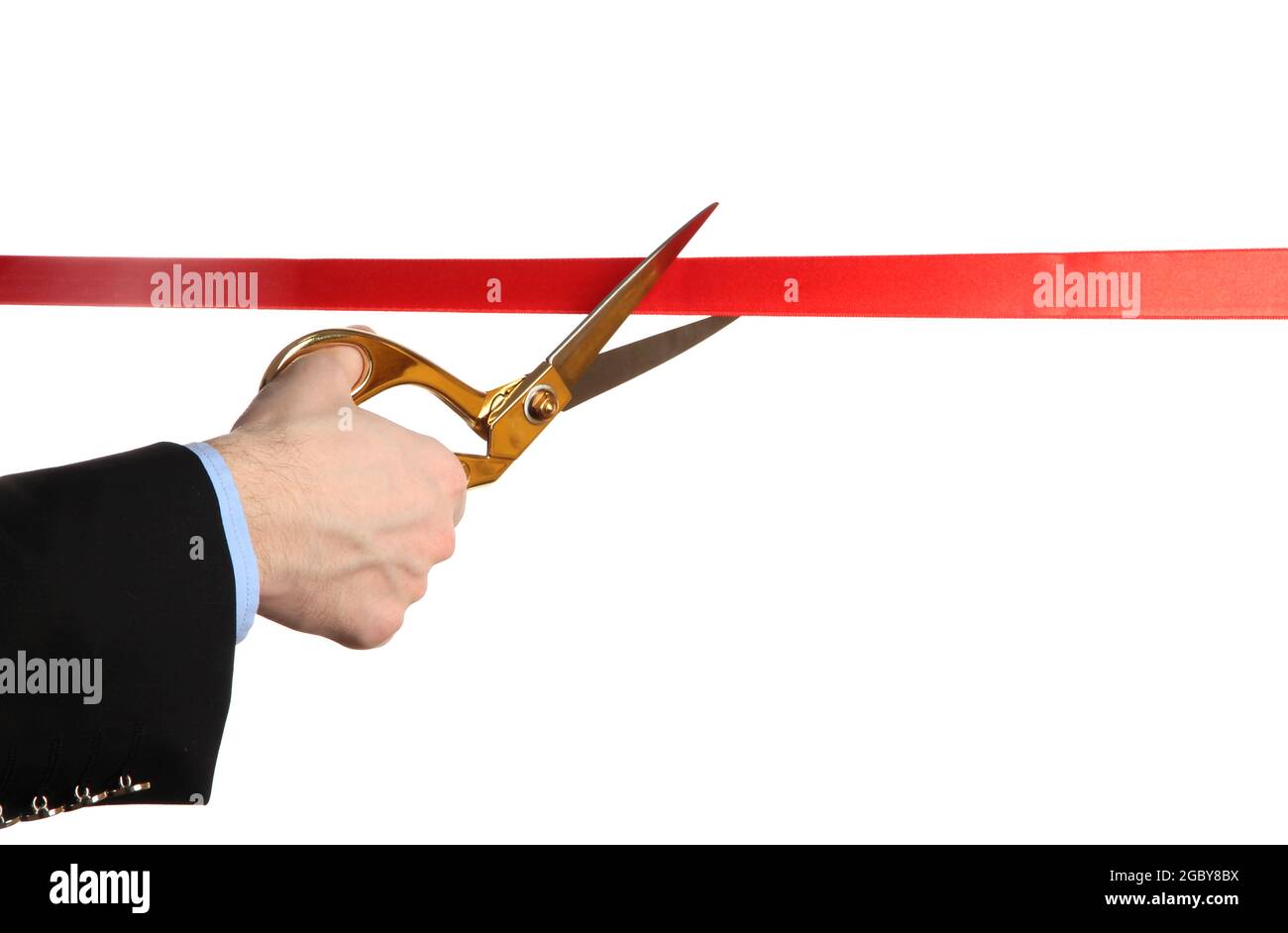 Cutting through red tape hi-res stock photography and images - Alamy