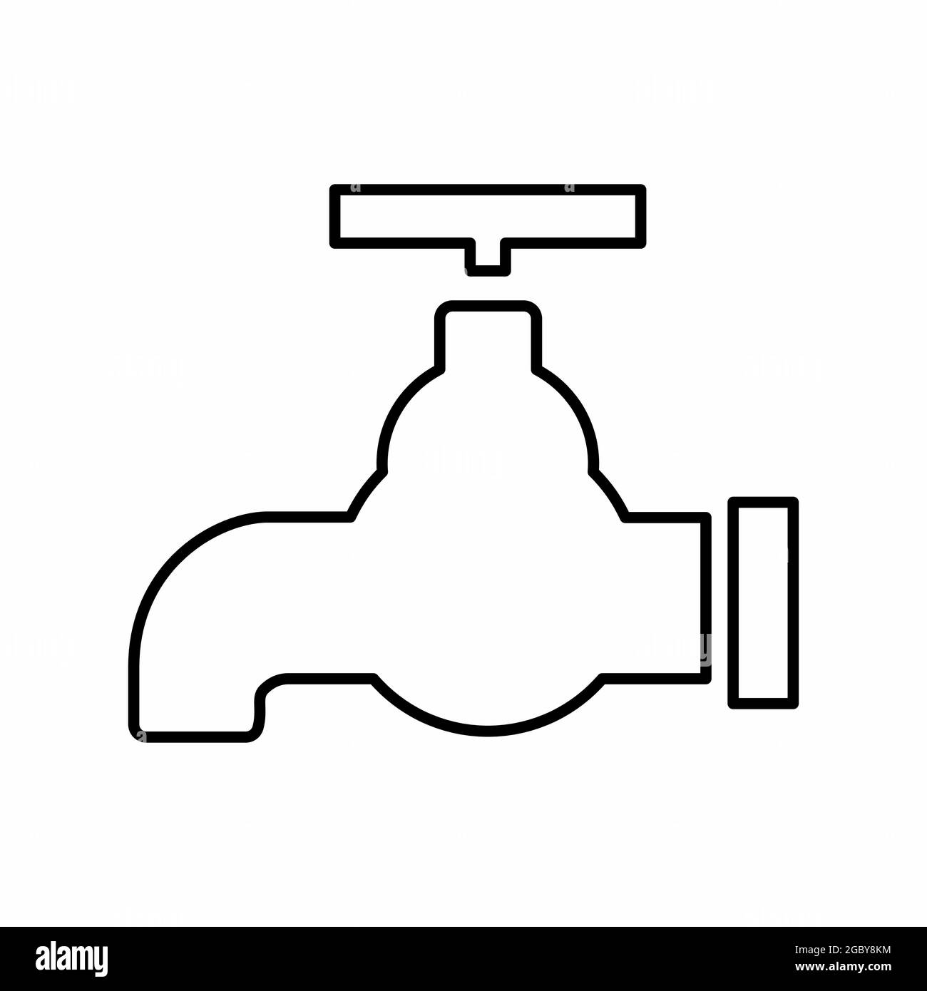 Vector Graphic of Tap - Line Style - Can be used in web and mobile.Logo ...