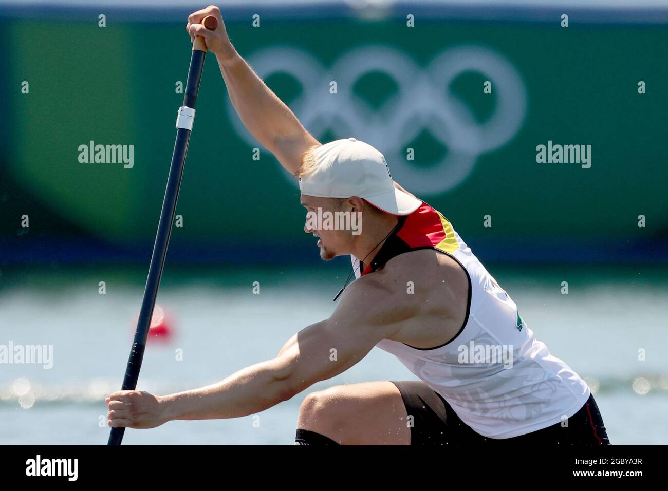 Tokyo, Japan. 06th Aug, 2021. Canoe: Olympics, preliminaries, canoe single, 1000 m, men ...