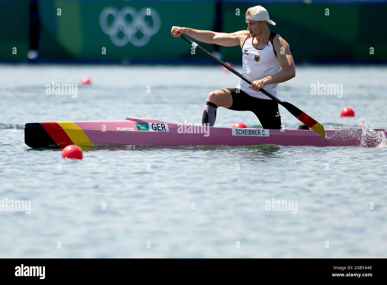 Tokyo, Japan. 06th Aug, 2021. Canoe: Olympics, preliminaries, canoe single, 1000 m, men ...