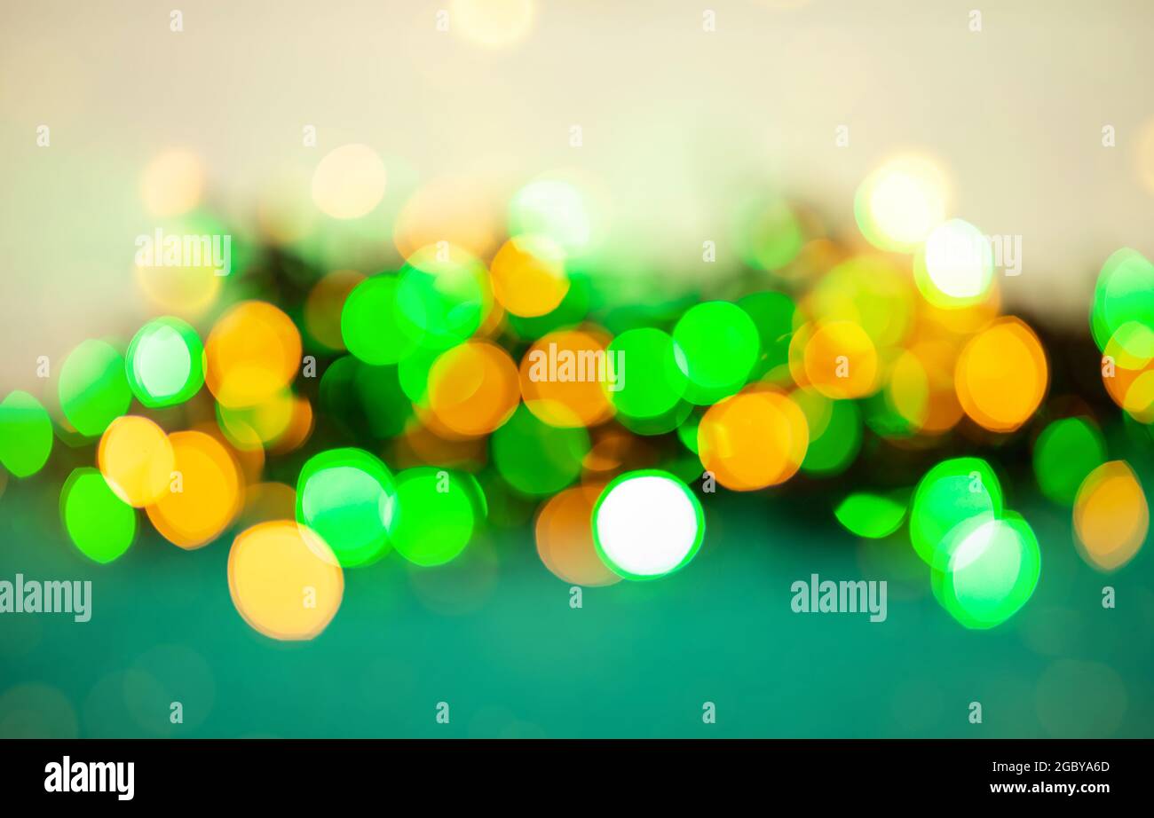 Festive mood. Abstraction and background. Defocus effect Stock Photo ...