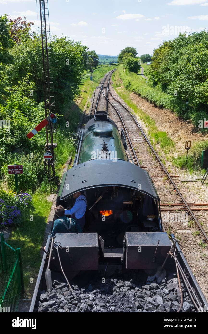 England, Hampshire, Ropley, Ropley Station, The Mid-Hants Heritage ...