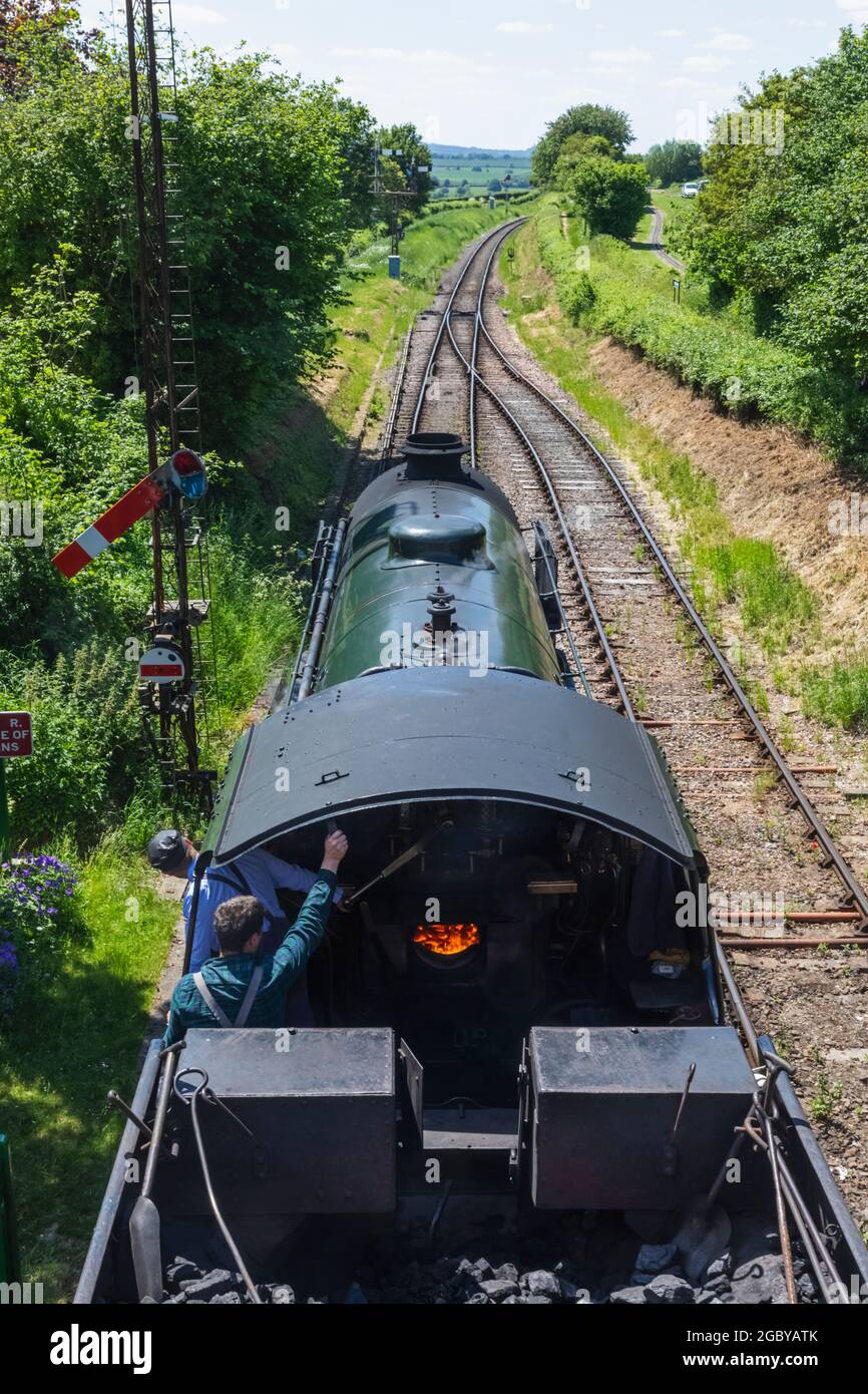England, Hampshire, Ropley, Ropley Station, The Mid-Hants Heritage ...