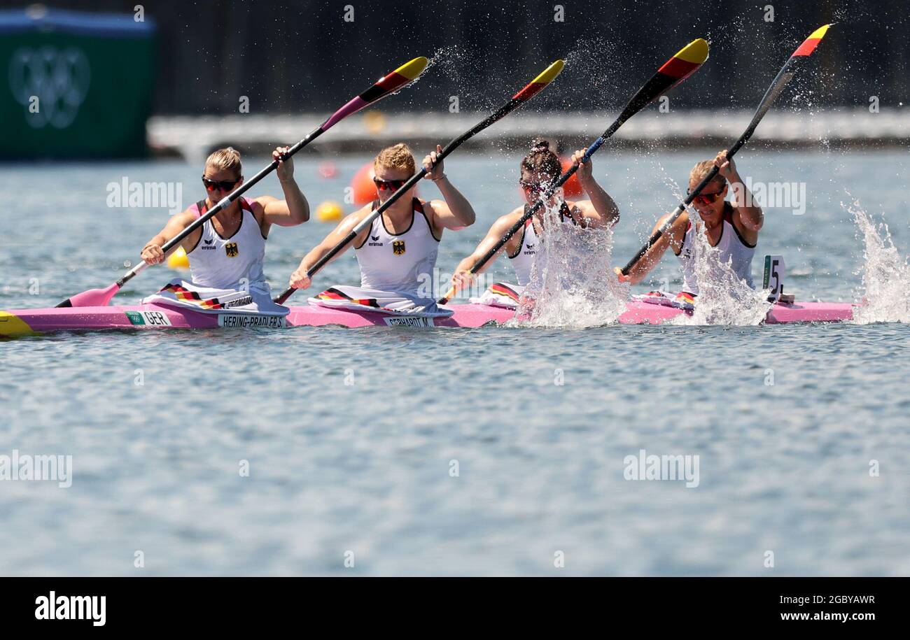 Tokyo, Japan. 06th Aug, 2021. Canoeing: Olympics, Preliminaries, Kayak ...