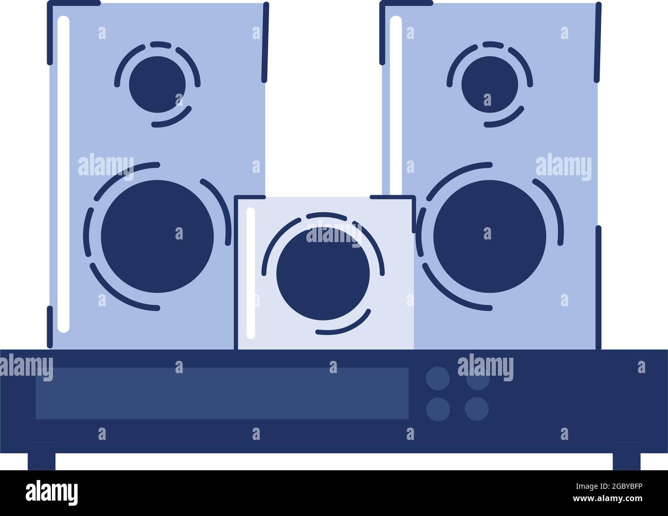 audio speaker system appliance Stock Vector Image & Art - Alamy
