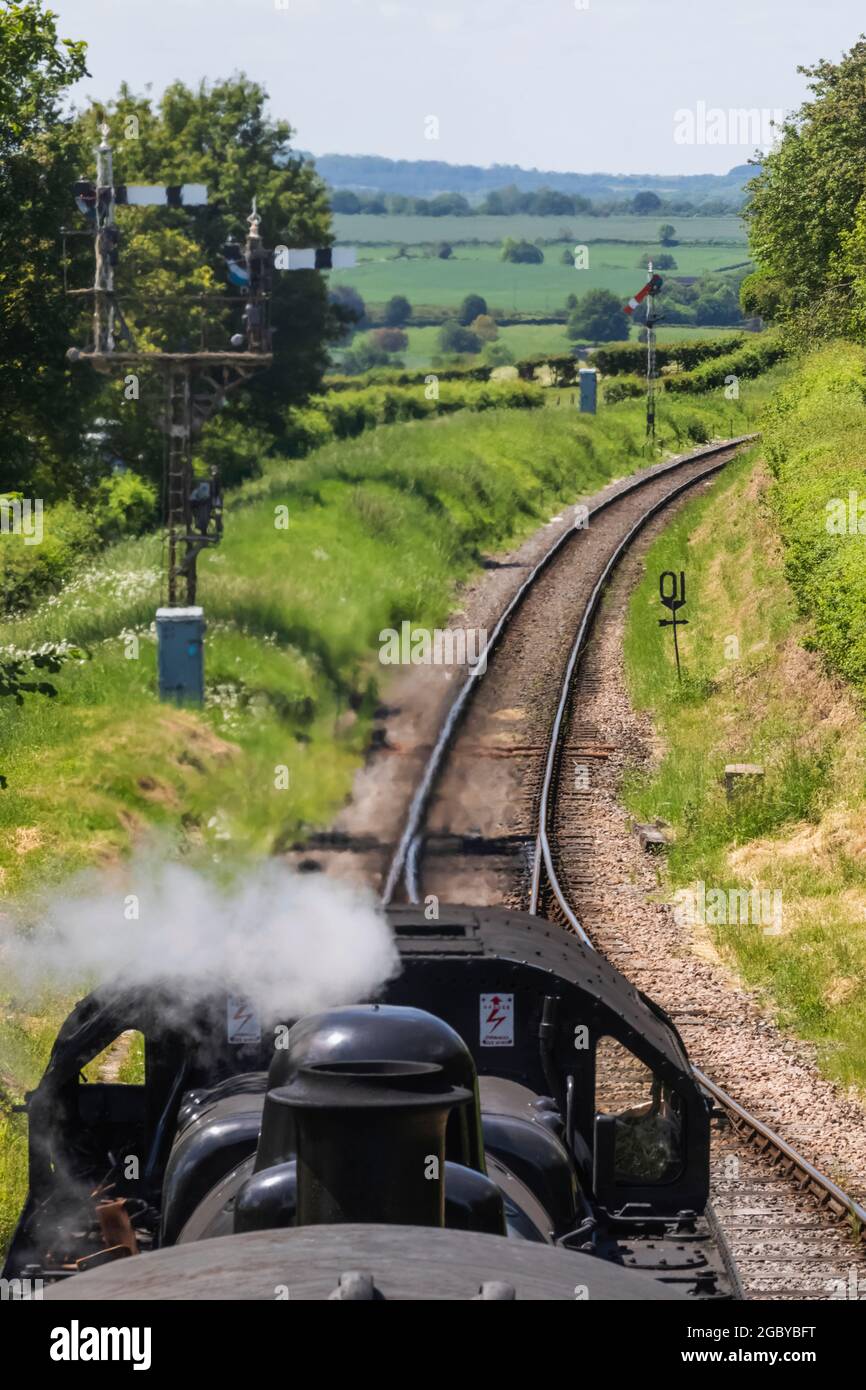 England, Hampshire, Ropley, Ropley Station, The Mid-Hants Heritage ...