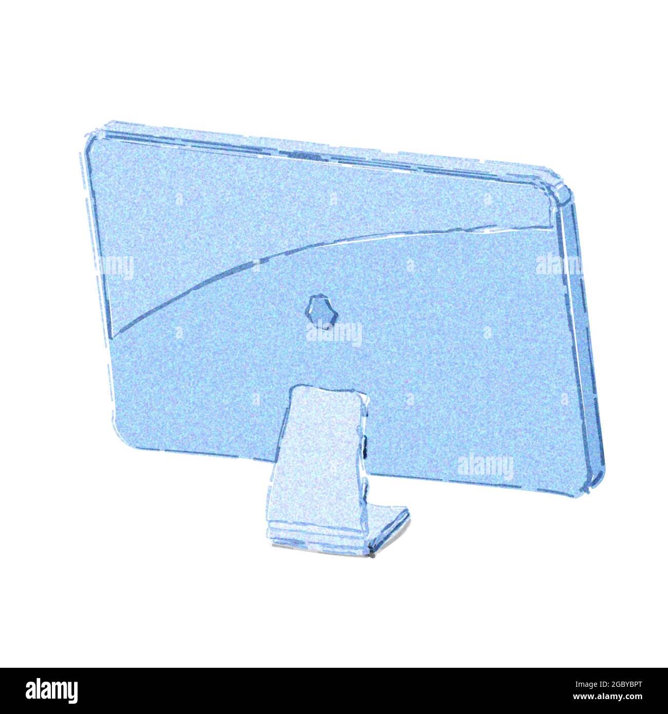 Desktop pc back angle hi-res stock photography and images - Alamy