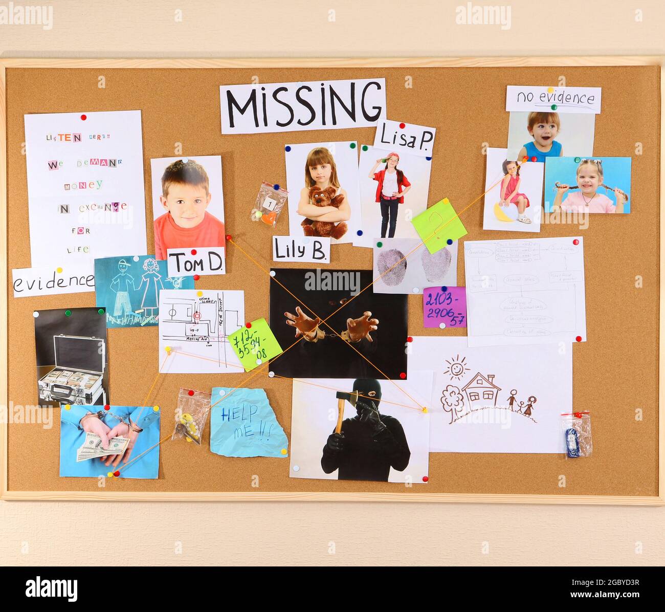 Investigating case into missing children Stock Photo - Alamy
