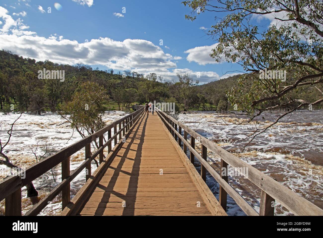 Bells rapids park footbridge hi-res stock photography and images - Alamy