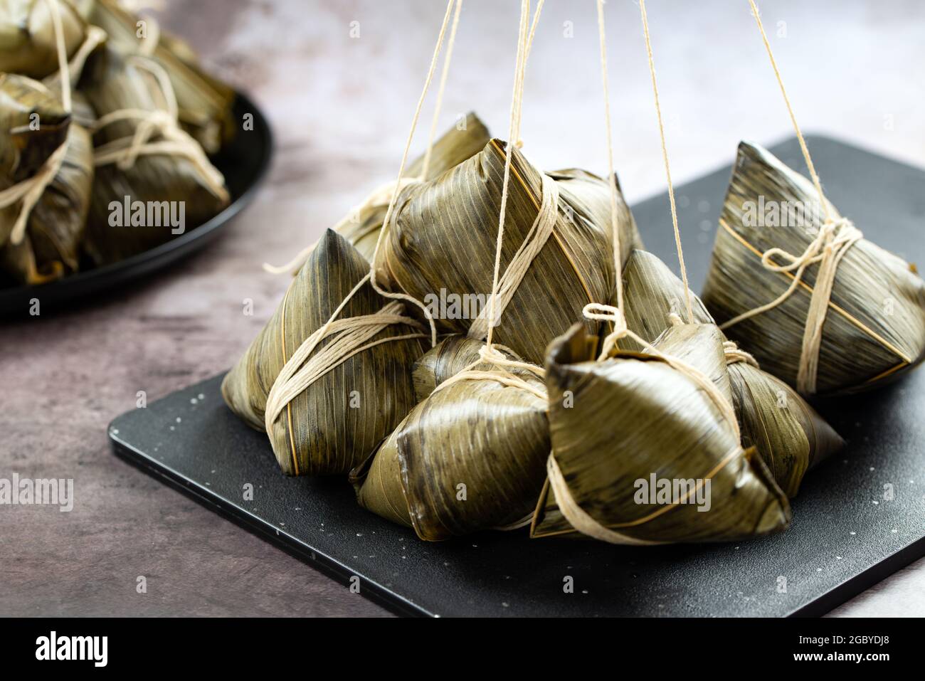 Chinese rice dumplings zong zi for dragon boats festival Stock Photo ...