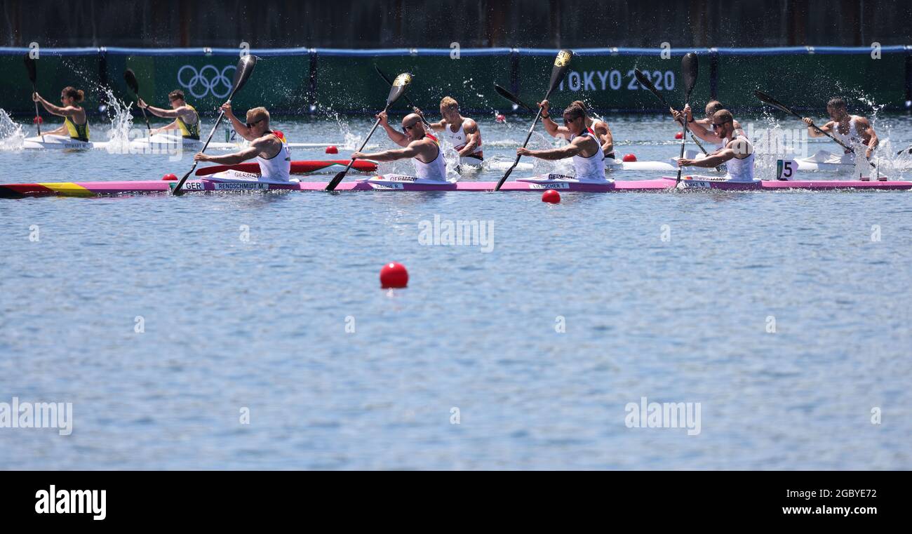 Tokyo, Japan. 06th Aug, 2021. Canoeing: Olympics, Preliminaries, Kayak ...
