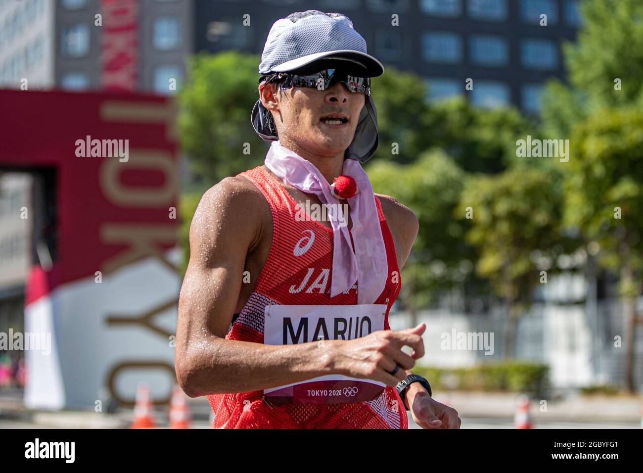 Hokkaido, Japan. 6th Aug, 2021. Satoshi Maruo (JPN) Race Walk : Men's ...